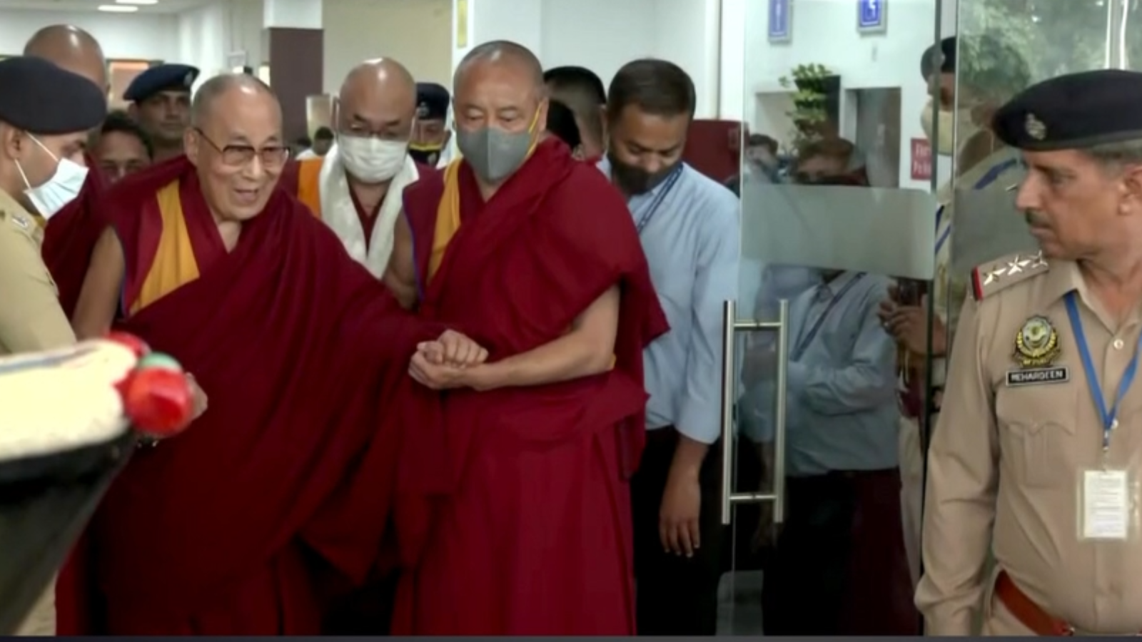 Dalai Lama returns to Dharamshala after concluding his visit to Ladakh ...