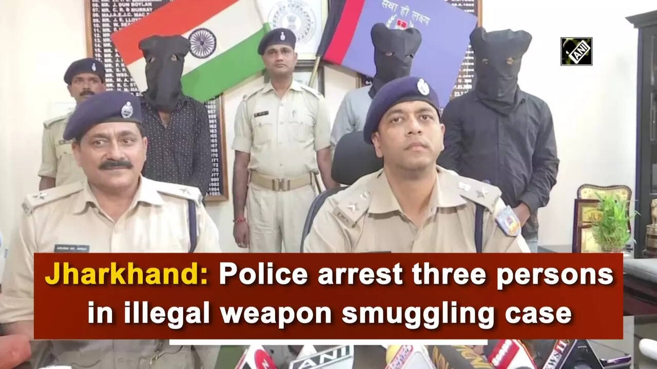 Jharkhand Police arrest three persons in illegal weapon smuggling case