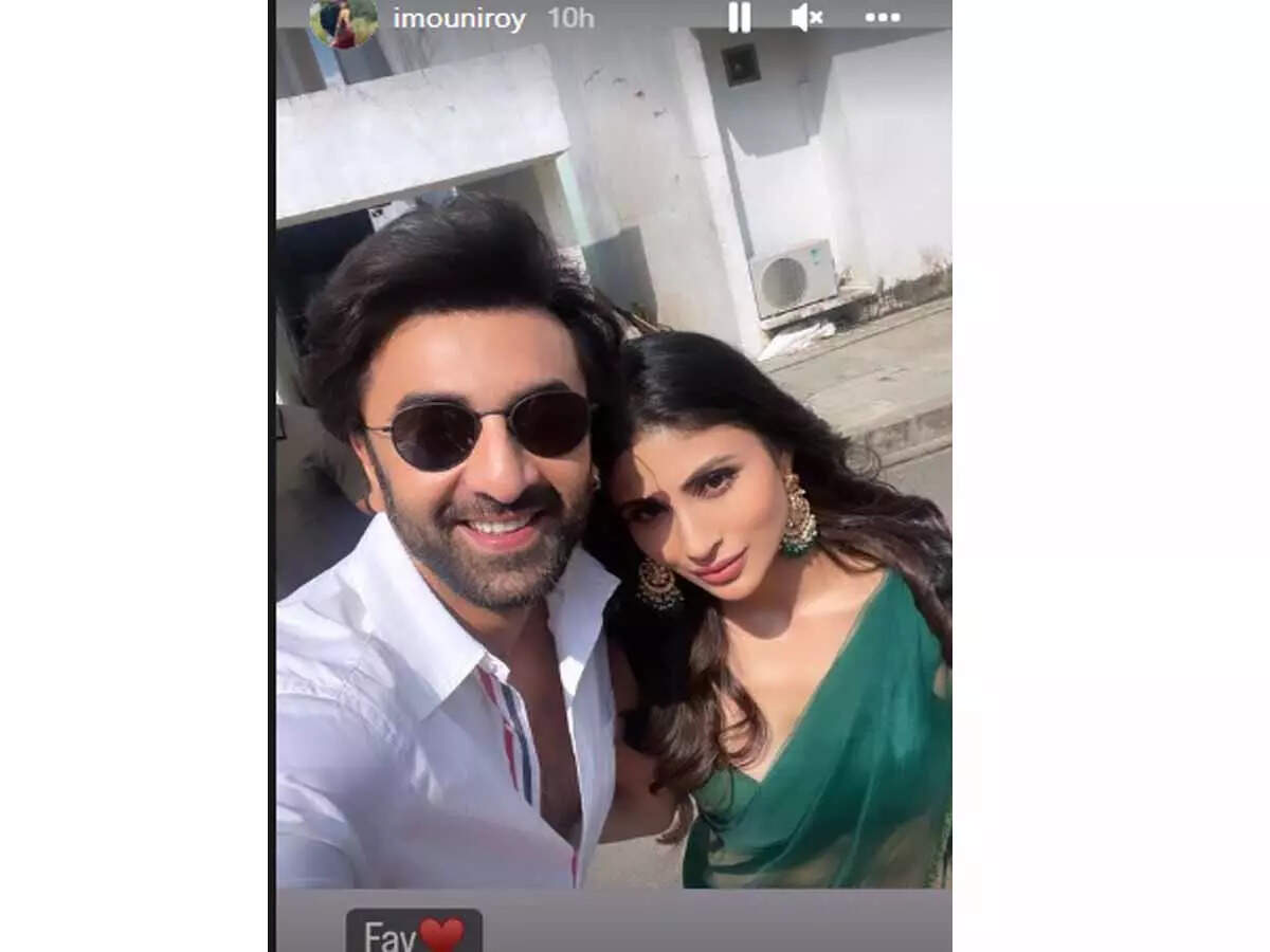 'Brahmastra': Mouni Roy shares an adorable sun-kissed selfie with ...