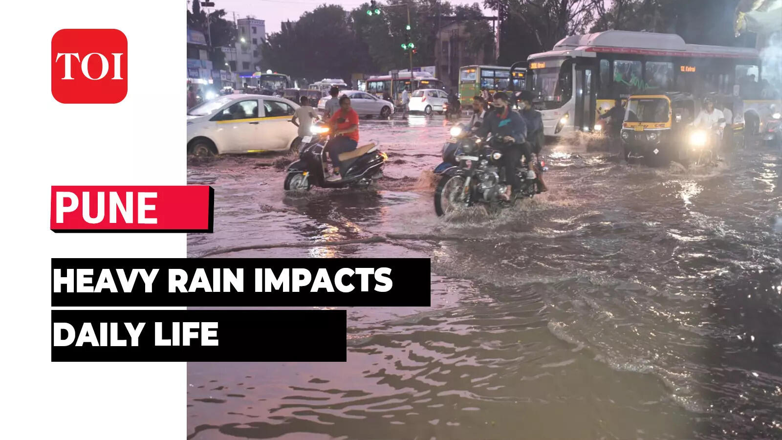 Pune: Evening rain turns nightmare for citizens, many areas flooded