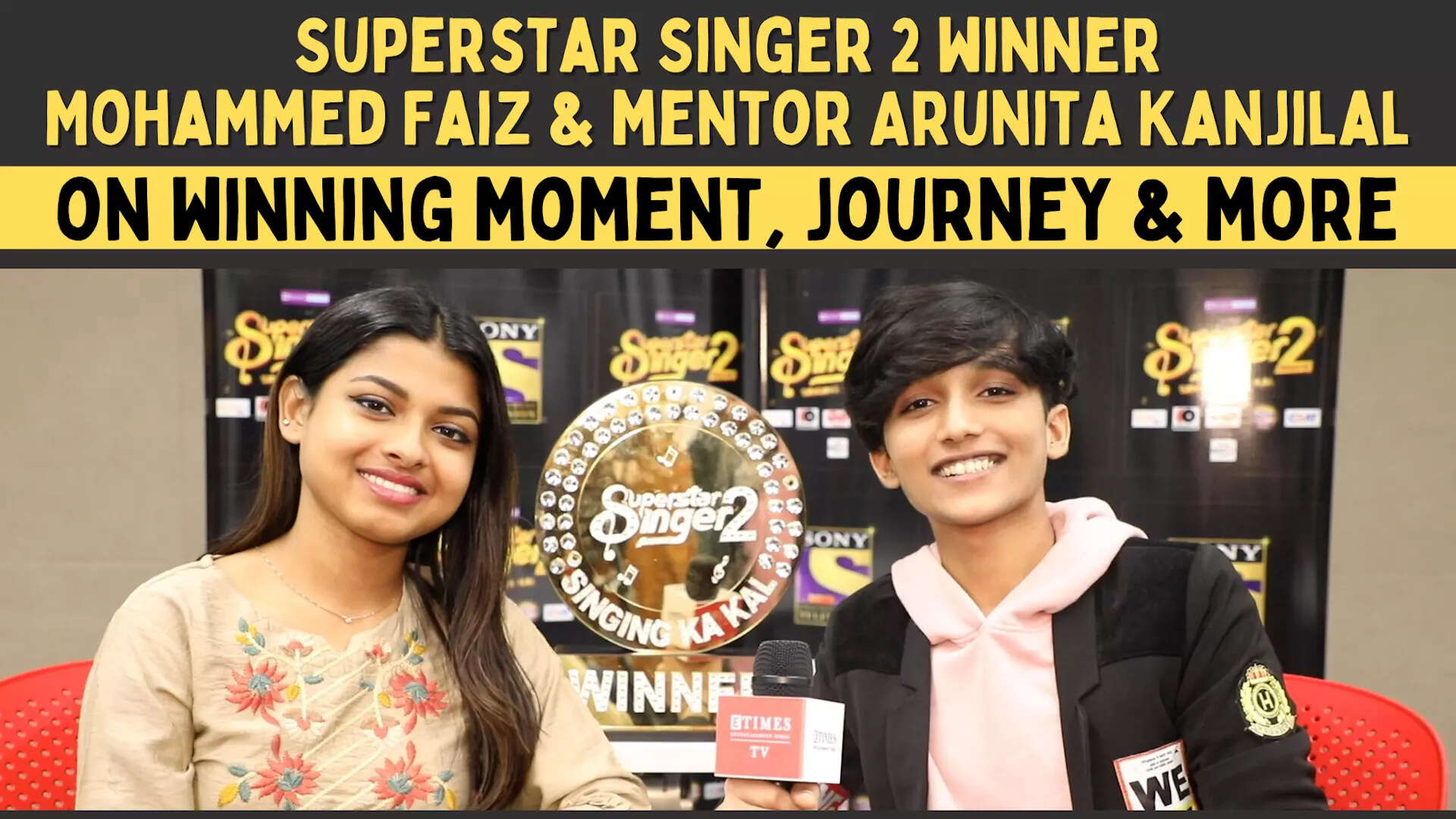 Superstar Singer 2 winner Mohammed Faiz & mentor Arunita Kanjilal on winning moment, journey & more