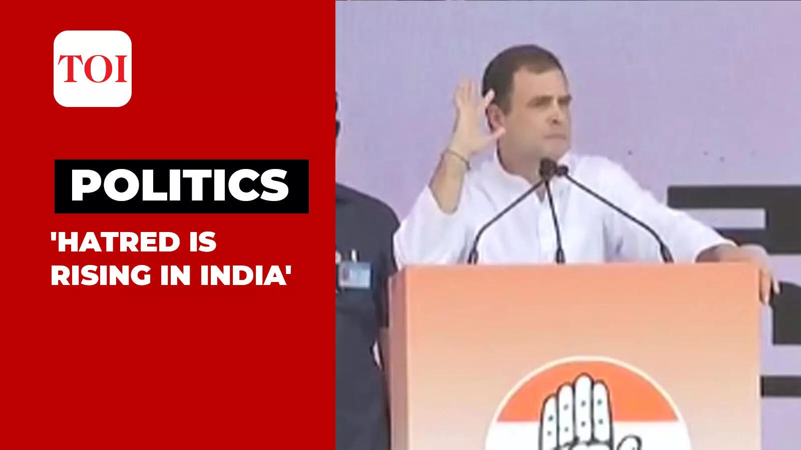 Rahul Gandhi: 'BJP, RSS dividing the country and creating fear'