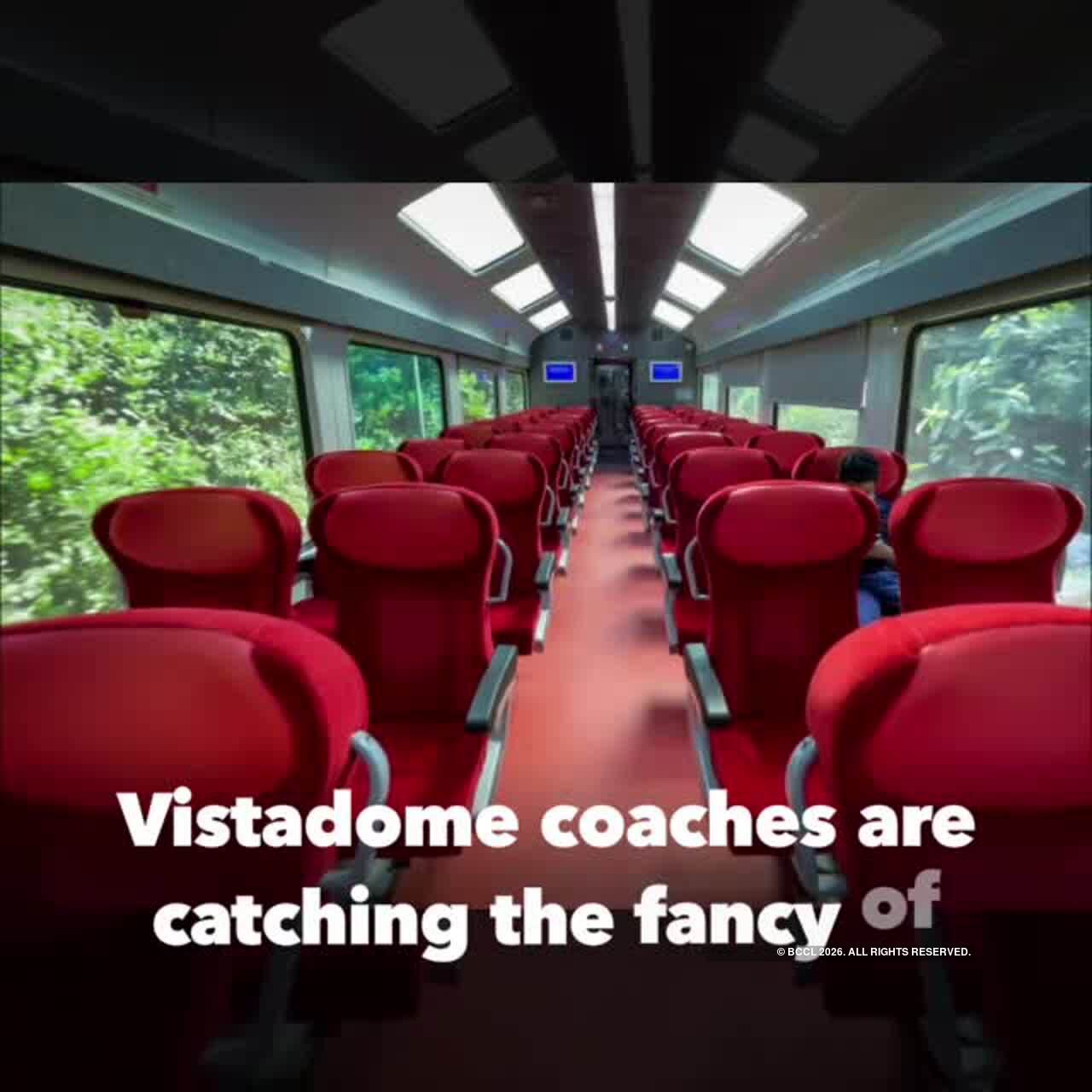 Vistadome train coaches up the wow factor of train travel