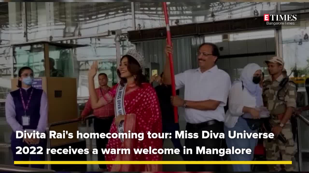 divita rai: Divita Rai's homecoming tour: LIVA Miss Diva Universe 2022 ...