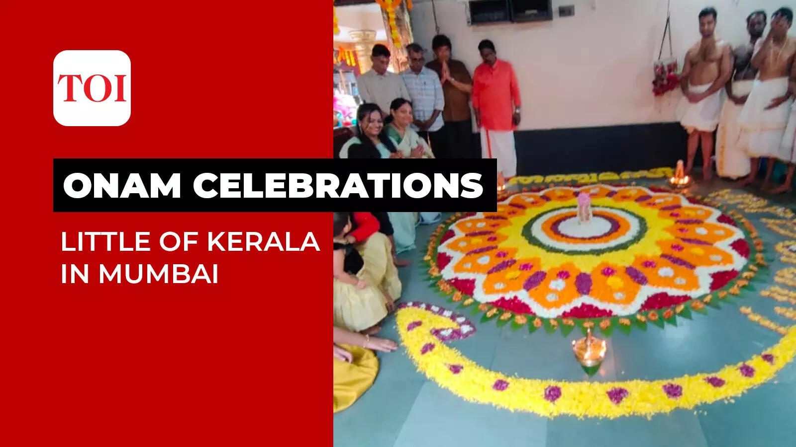 shree ayyappa: Onam Celebrations: Devotees make Rangoli with flowers in ...
