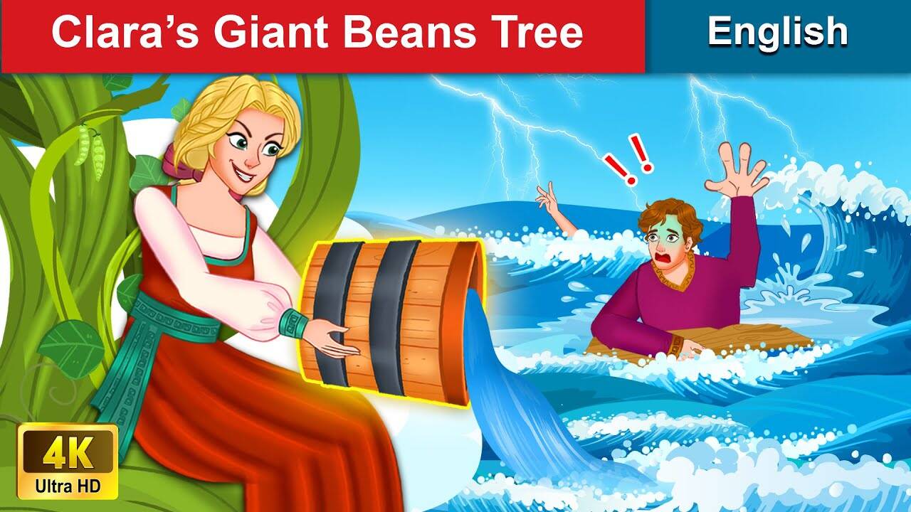 Check Out Popular Kids English Nursery Story 'Clara's Giant Beans Tree ...