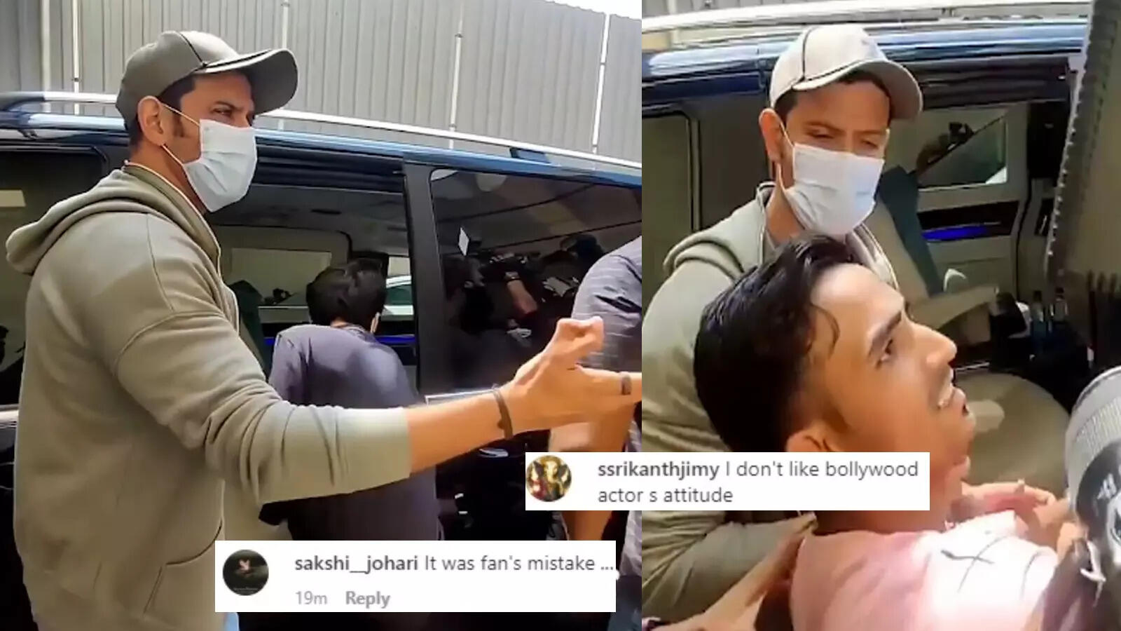 'Kya kar raha hai': Hrithik Roshan gets angry after a fan forcefully ...