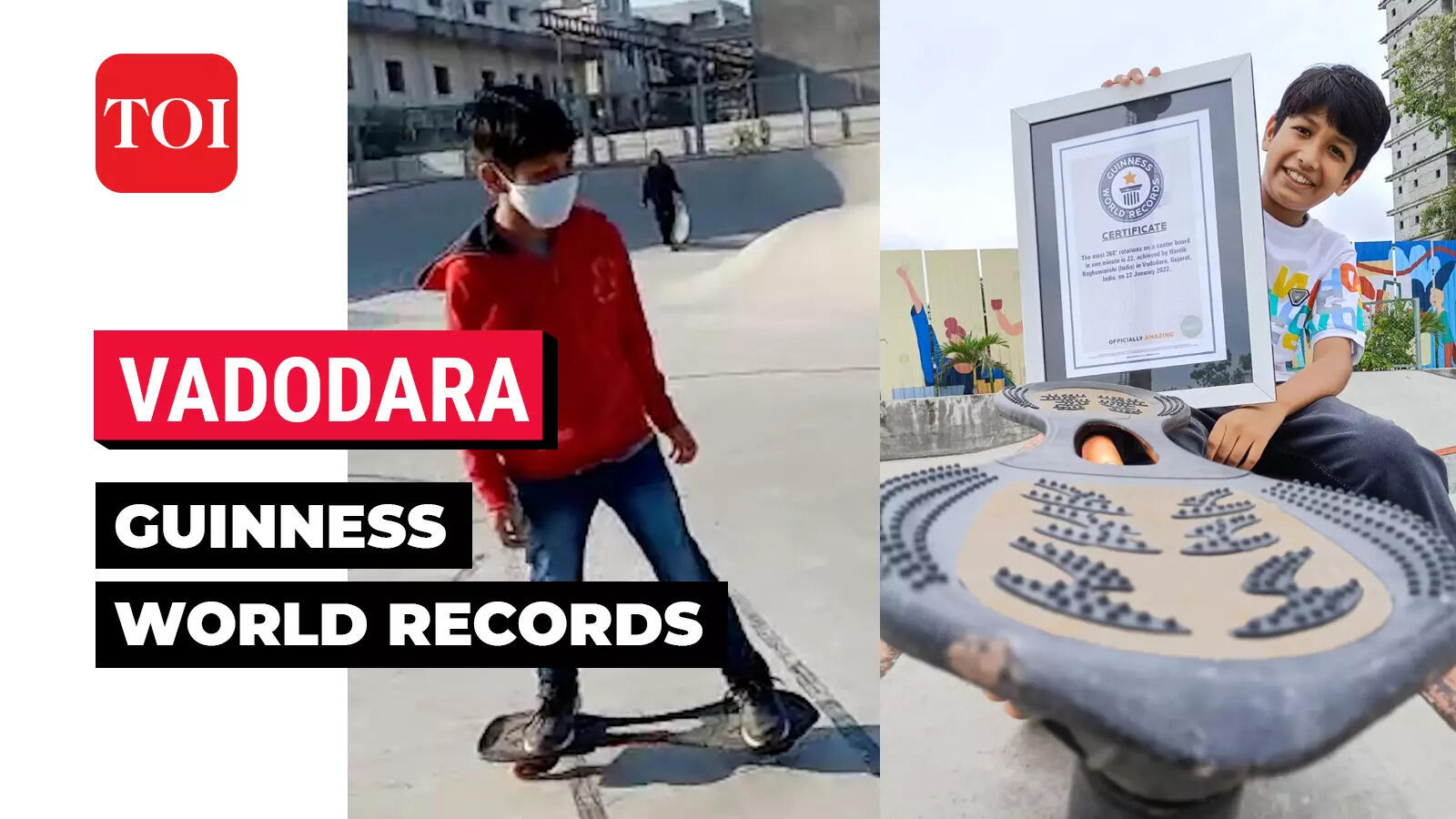 Vadodara: 11-year-old sets new world record with 22 rotations in one ...
