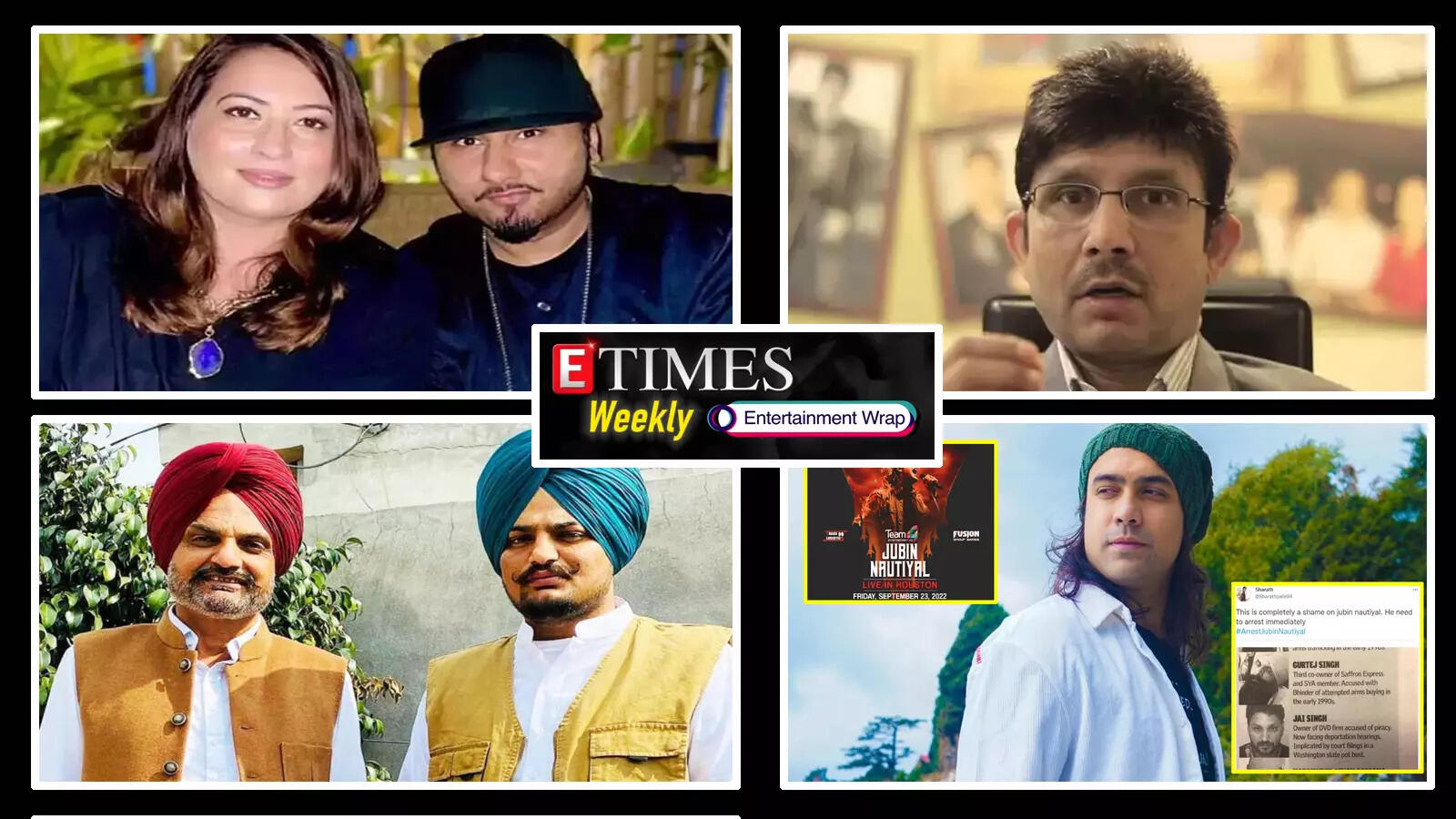 Honey Singh divorced; KRK bailed; Sidhu Moosewala’s father gets death ...
