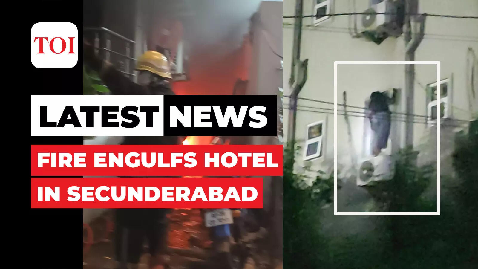 At least 8 including a woman killed as fire engulfs hotel in Secunderabad