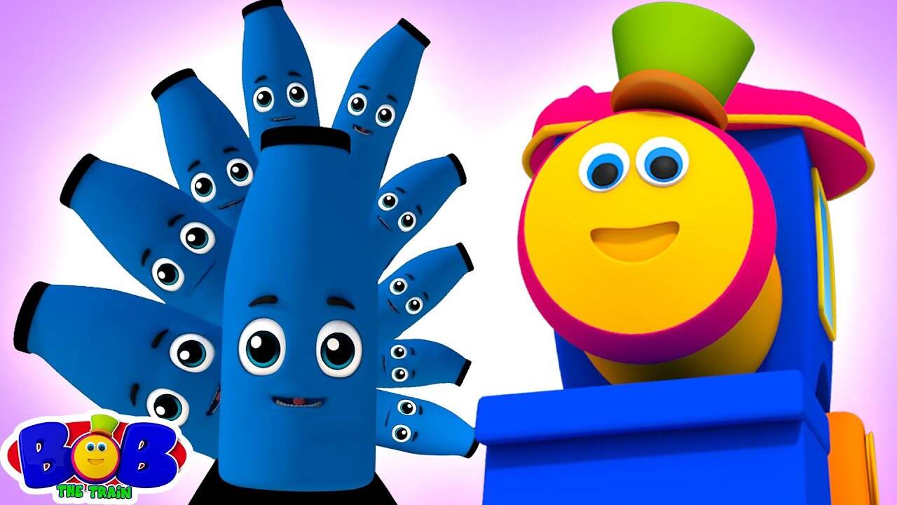 Nursery Rhymes in English: Children Video Song in English 'Ten Blue ...