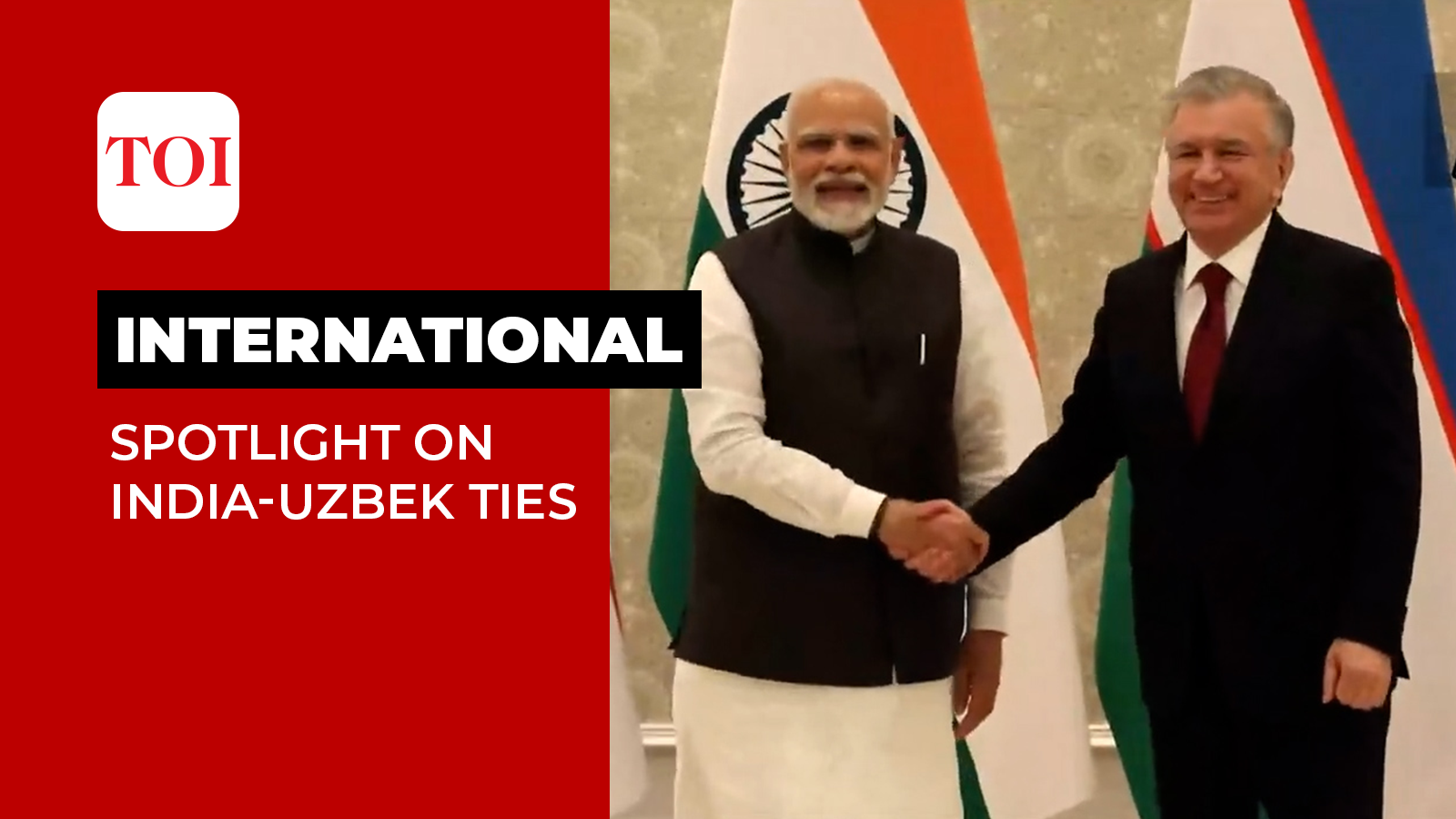 SCO Summit: PM Modi holds meeting Uzbek President Shavkat Mirziyoyev in Samarkand