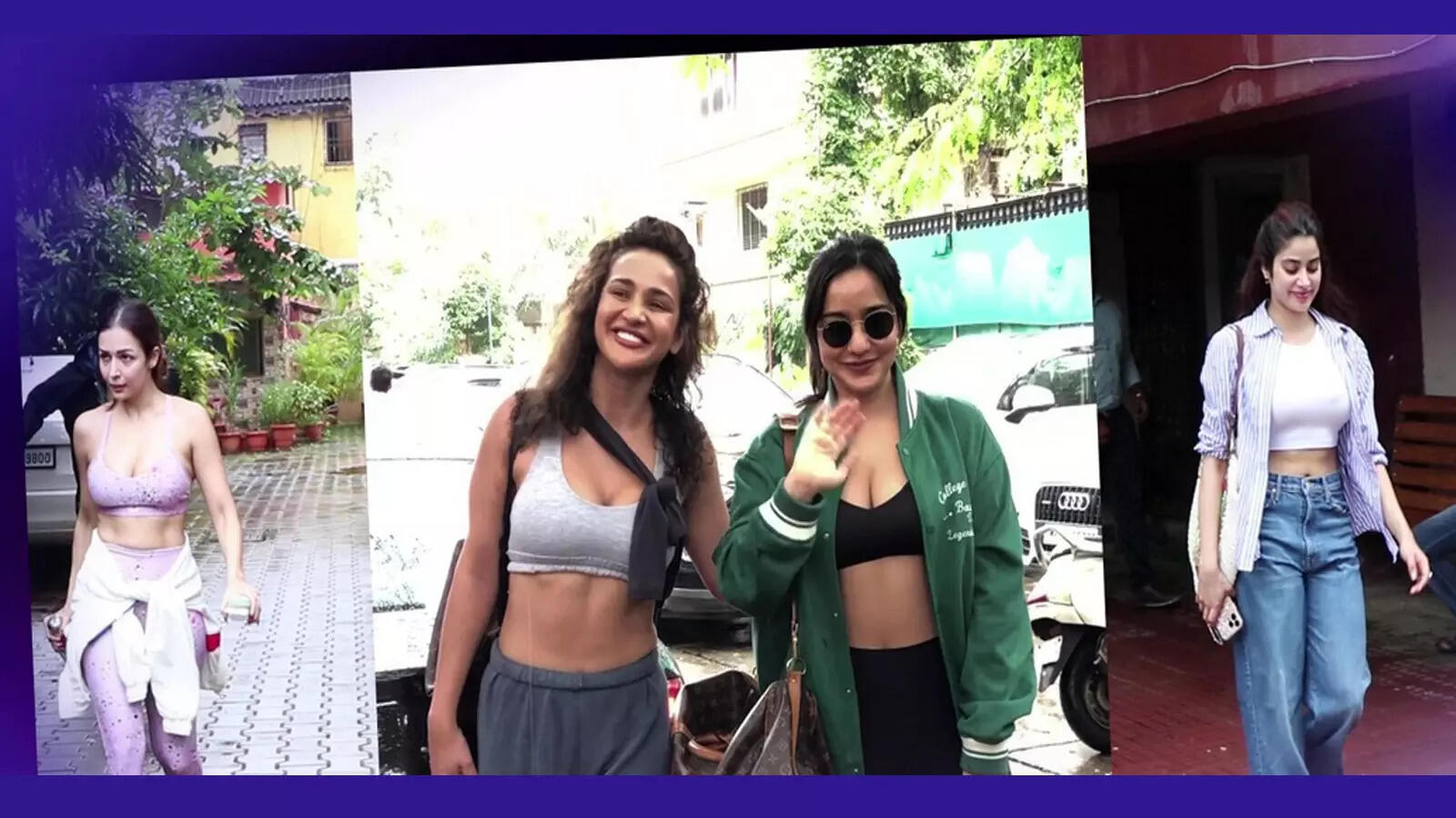 Janhvi Kapoor, Neha Sharma, Malaika Arora raise temperature in their super stylish gym look