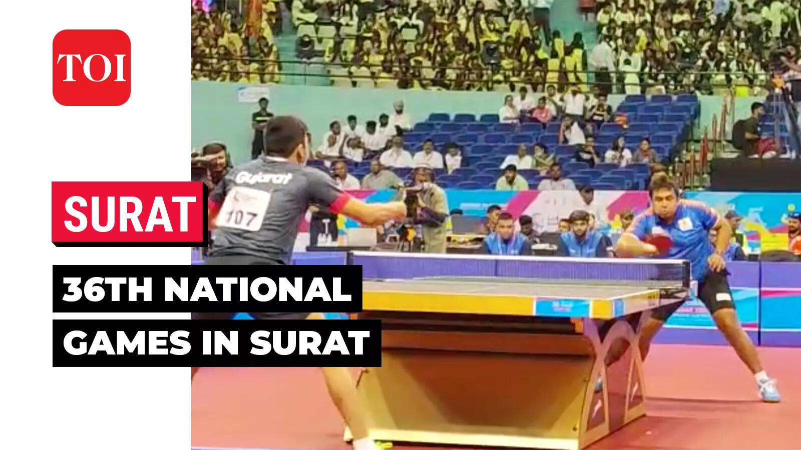 Surat: Gujarat hosts 36th National Games, TT competitions begin early