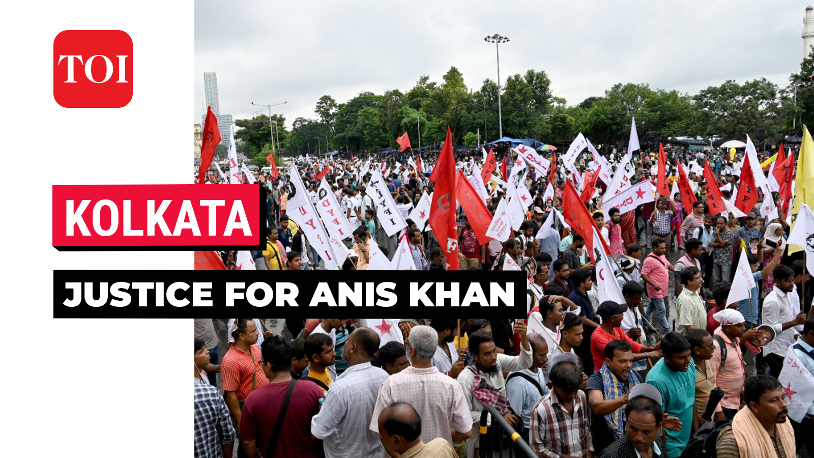 Kolkata: CPI(M) holds Insaaf rally to seek justice for deceased student leader Anis Khan