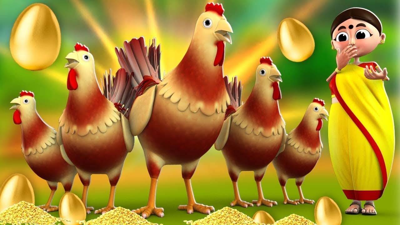 Watch Latest Children Hindi Story '5 Magical Chicken' For Kids - Check ...