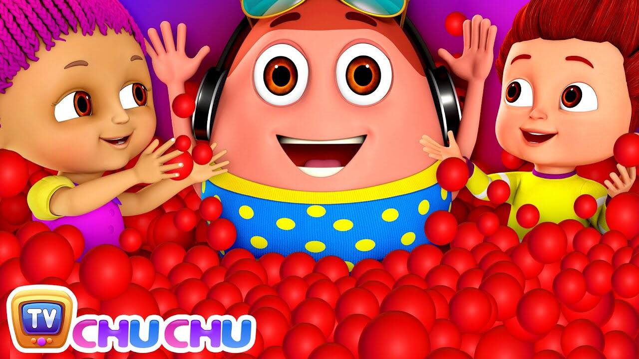 English Nursery Rhymes: Kids Video Song in English 'Color Red in a Ball ...