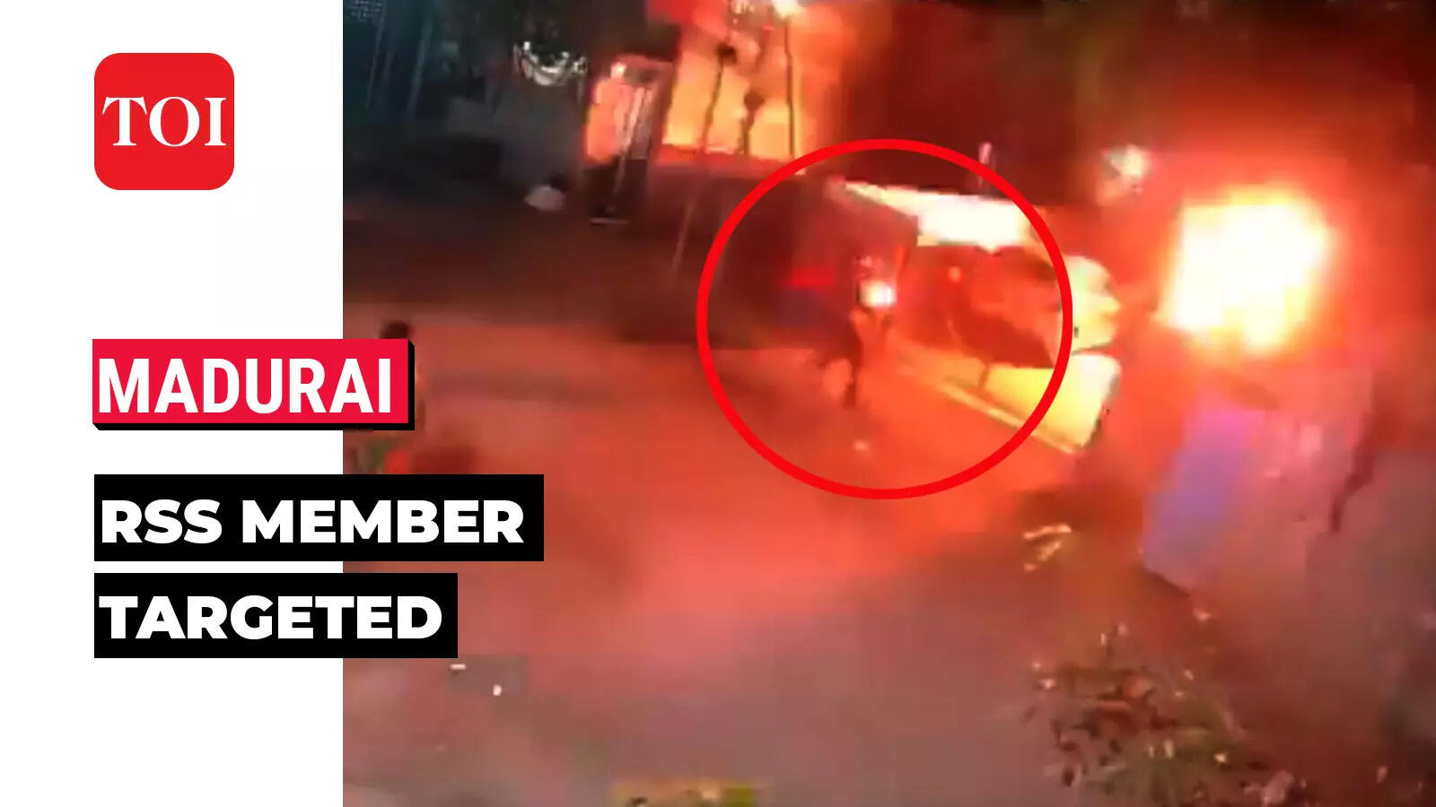 On cam: Petrol bombs hurled at house of RSS member in Tamil Nadu’s Madurai