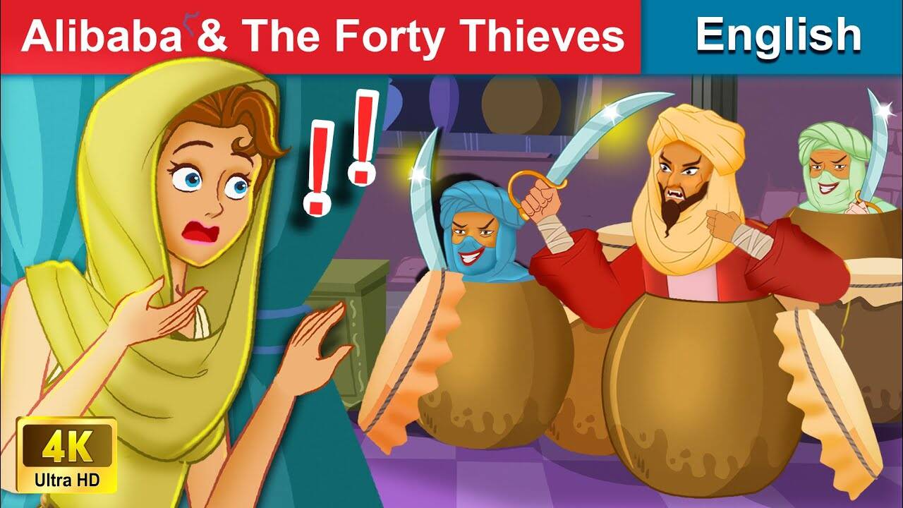 Watch Popular Kids English Nursery Story 'Alibaba And The Forty Thieves ...