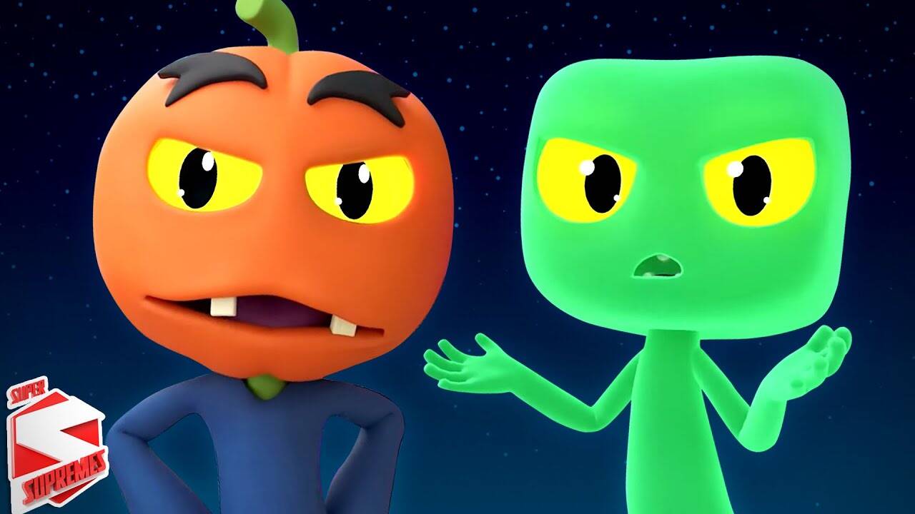 English Kids Poem: Nursery Song in English 'Who Let The Monsters Out'