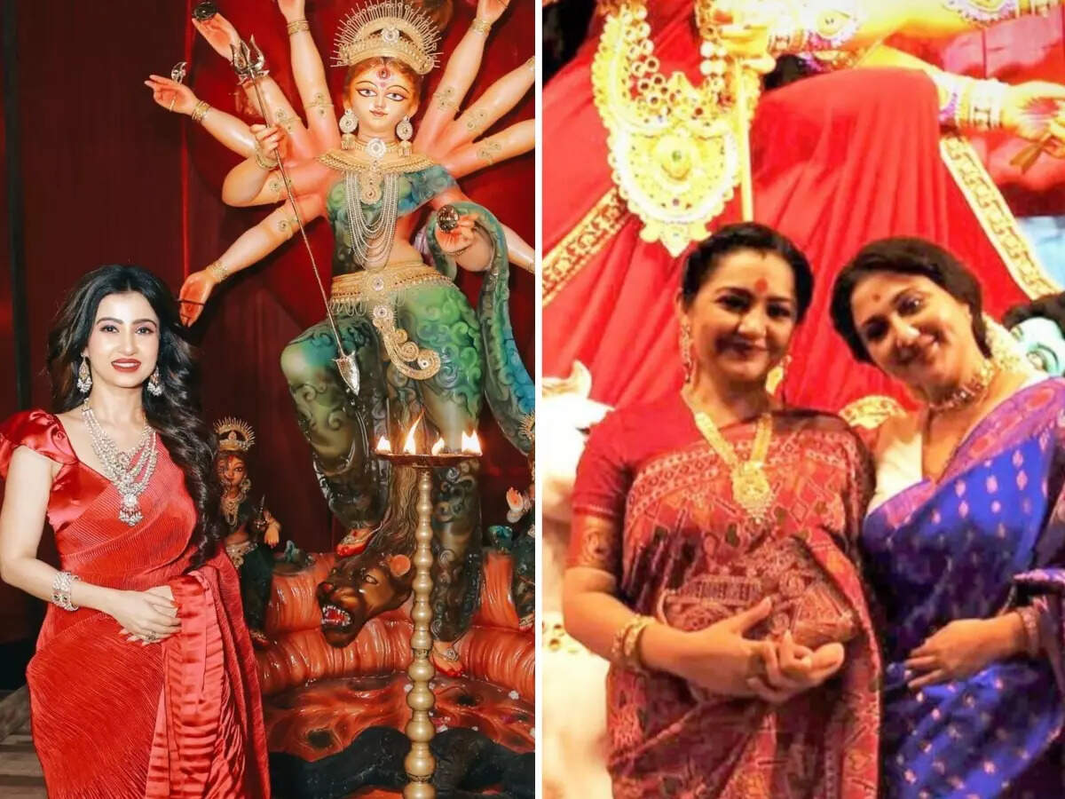 Durga Puja 2022: Monami Ghosh to June Maliah, Swastika Mukherjee ...