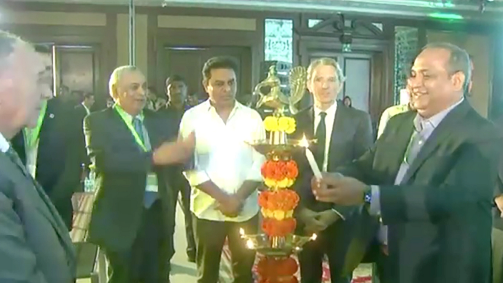 Telangana: KT Rama Rao participates in ground breaking ceremony of ...