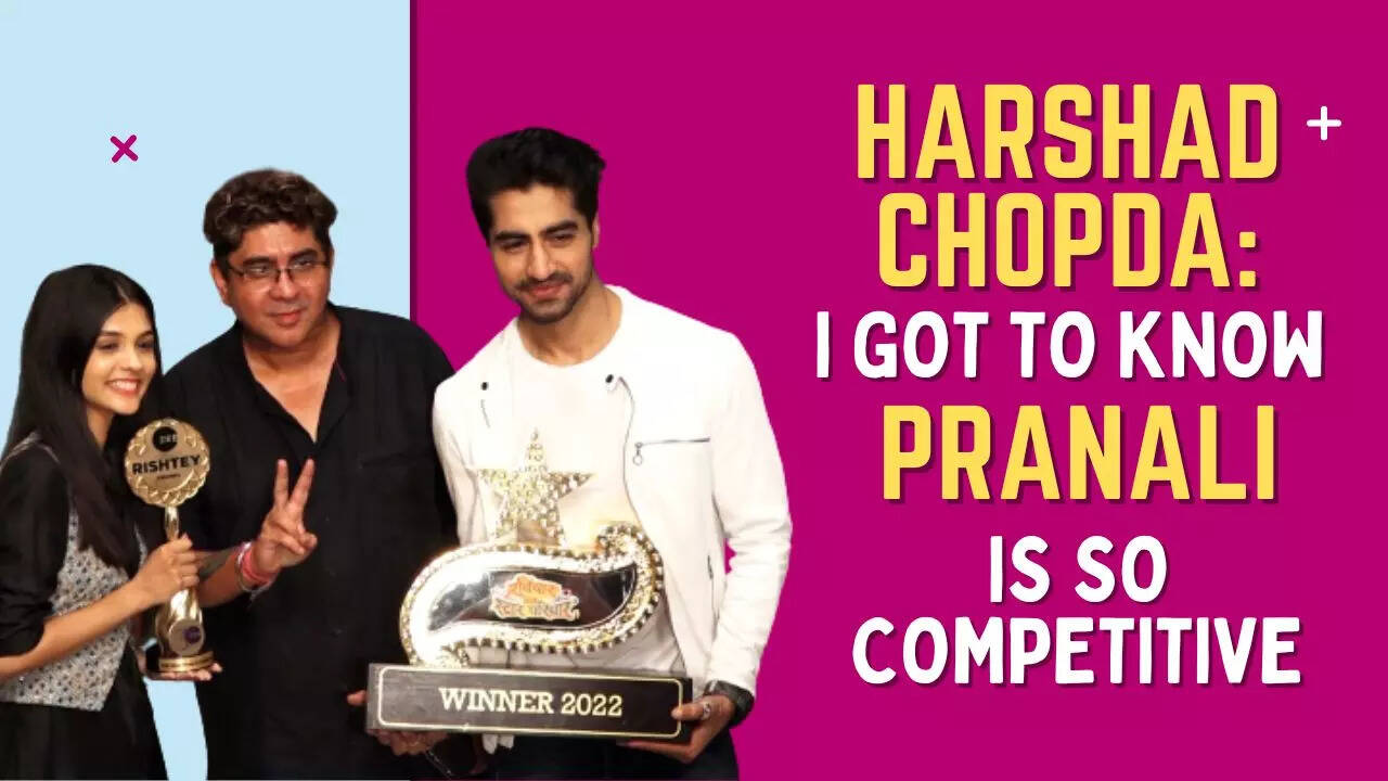 Celebration on the sets of Yeh Rishta Kya Kehlata Hai; Harshad Chopda ...