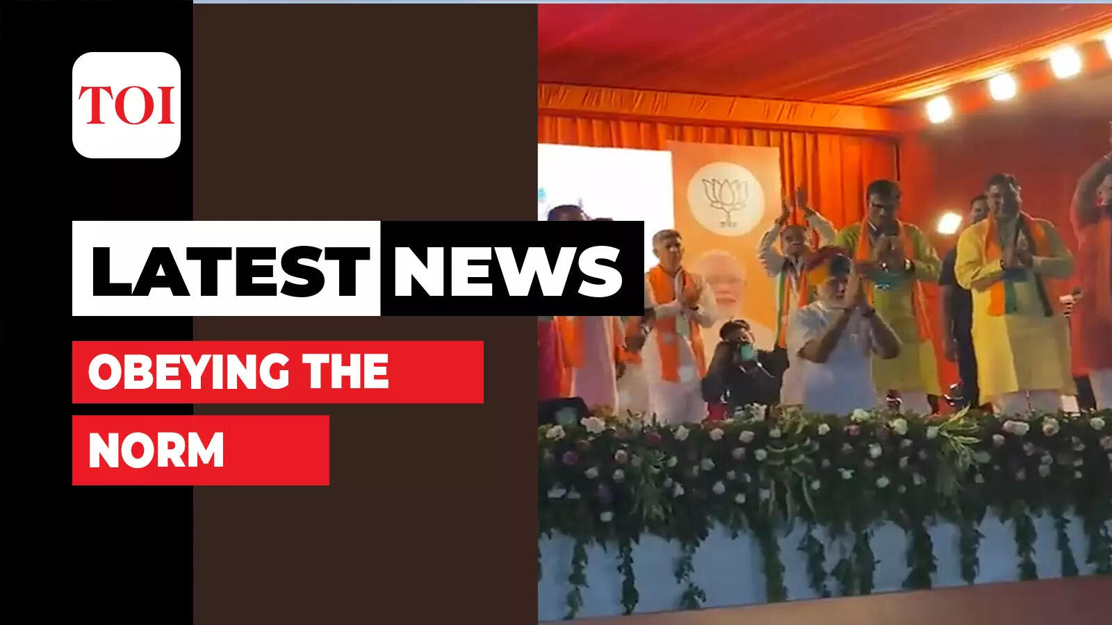 Rajasthan: PM Modi ditches mic, follows 10 PM loudspeaker guidelines