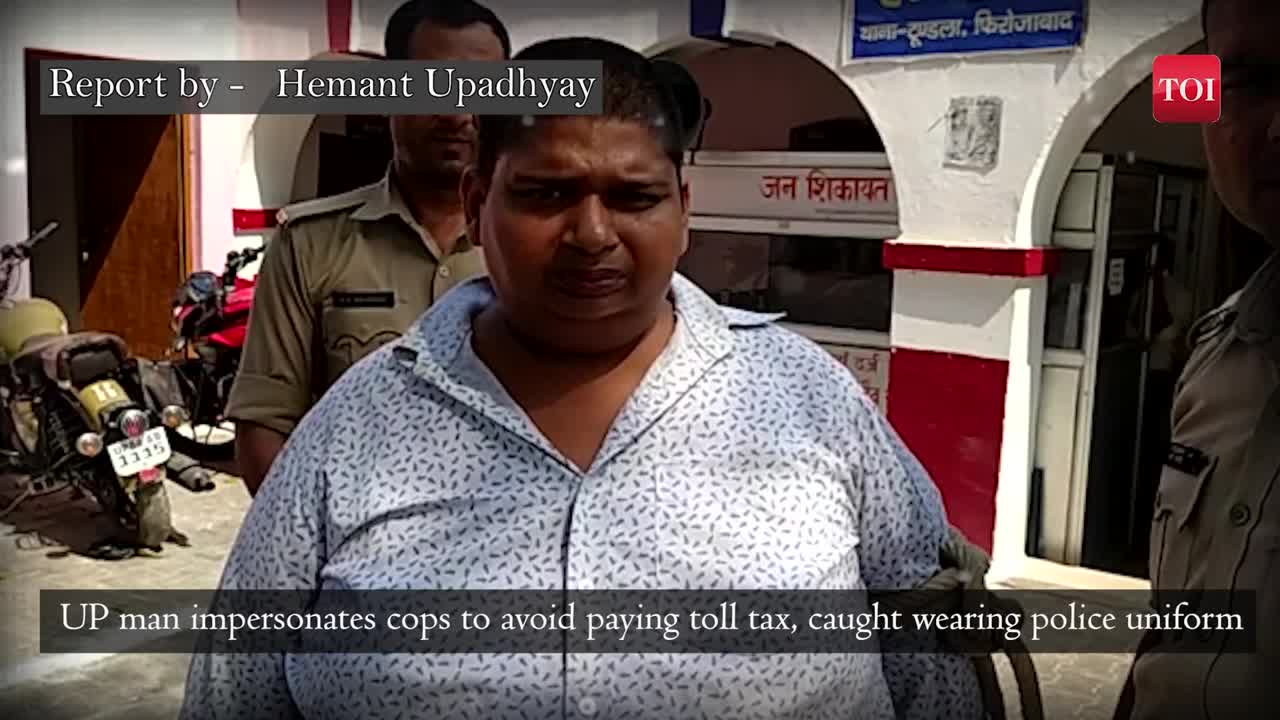 120 kg man fakely impersonated inspector to avoid paying toll tax