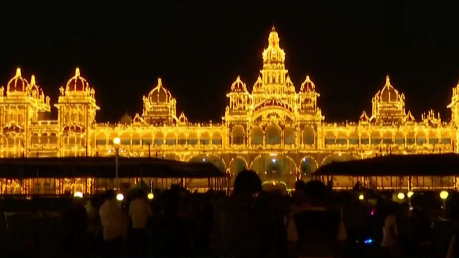 Karnataka: Mysore Palace illuminates ahead of Dussehra celebrations