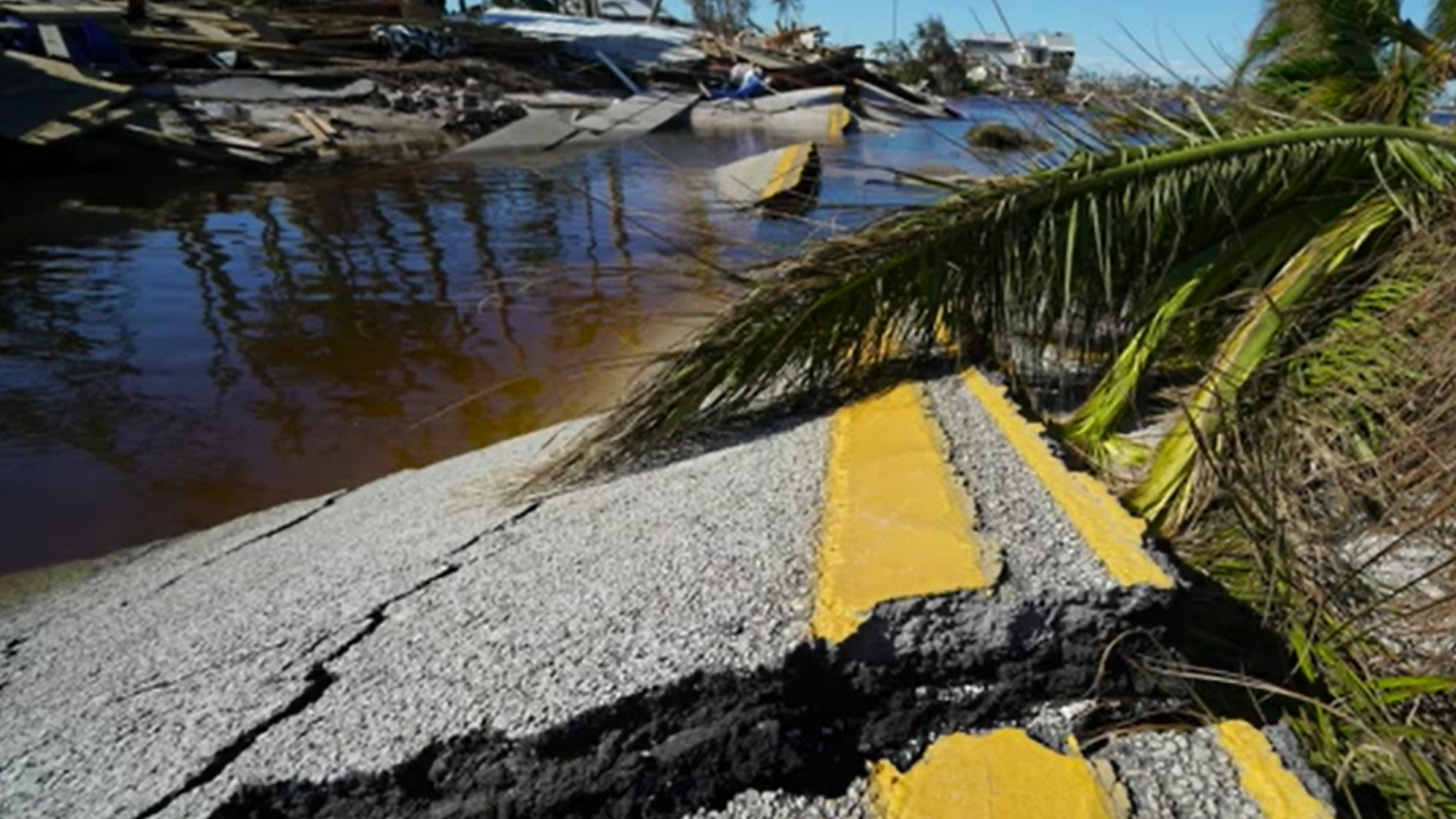Florida island gets temporary bridge after Hurricane Ian's widespread ...