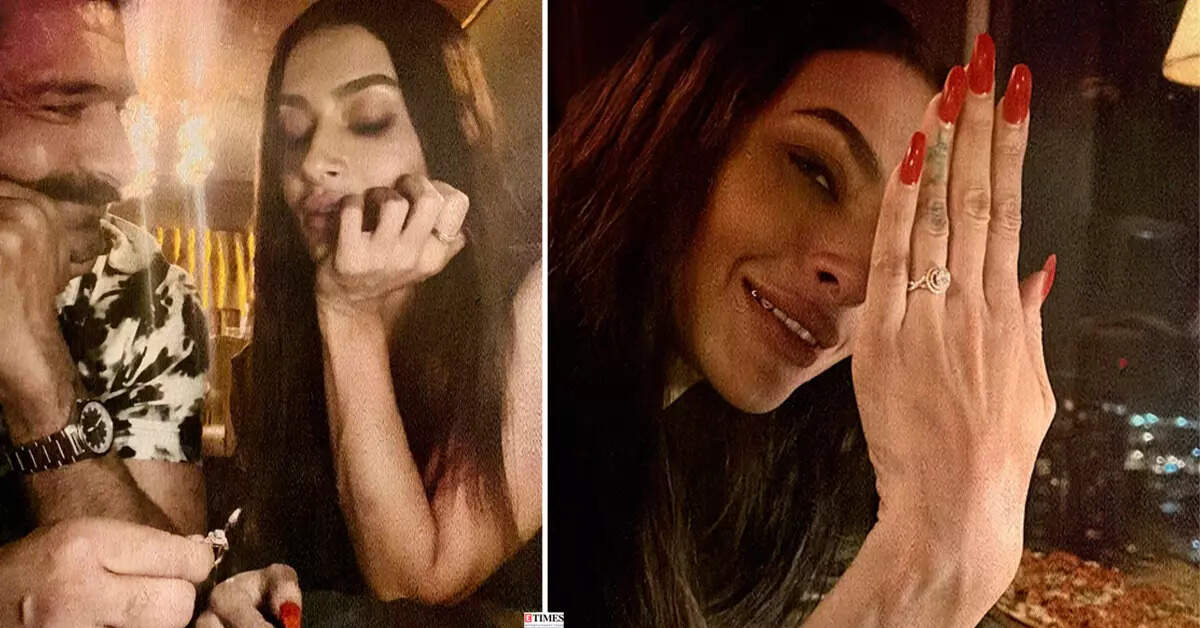 Pavitra Punia gets engaged to beau Eijaz Khan, pictures go viral ... Pavitra Punia gets engaged to beau Eijaz Khan, pictures go viral ...