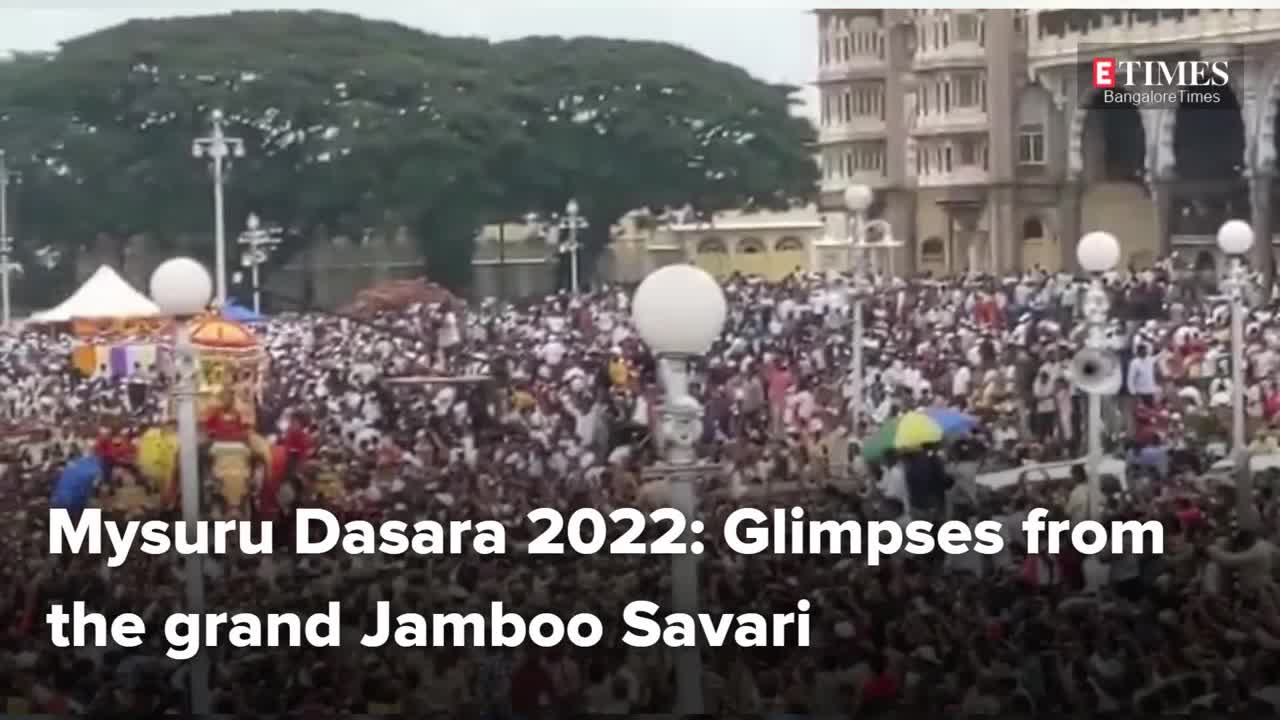 Mysuru Dasara 2022: Glimpses from the grand Jamboo Savari