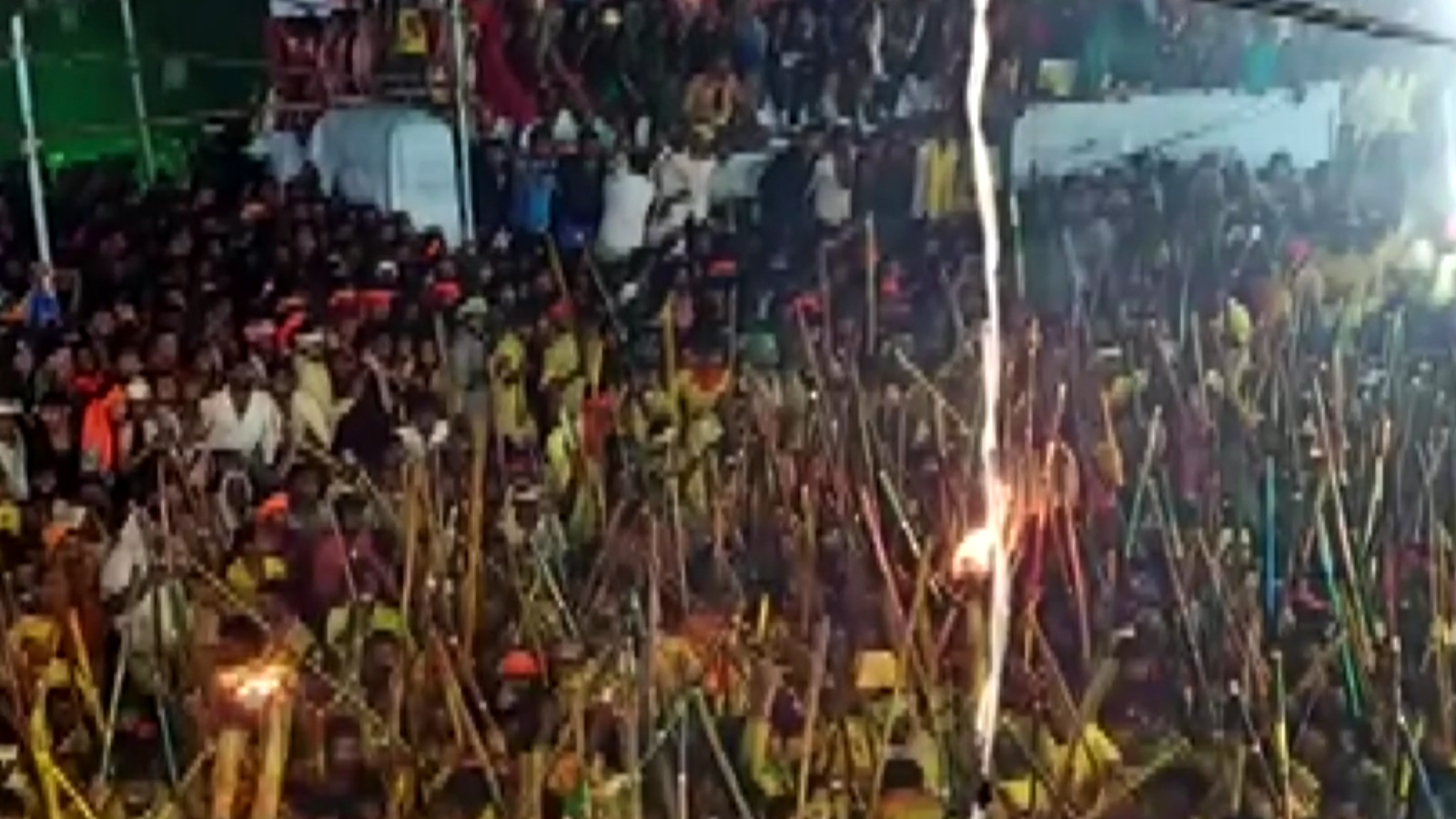 AP: Over fifty injured in traditional stick fight in Kurnool