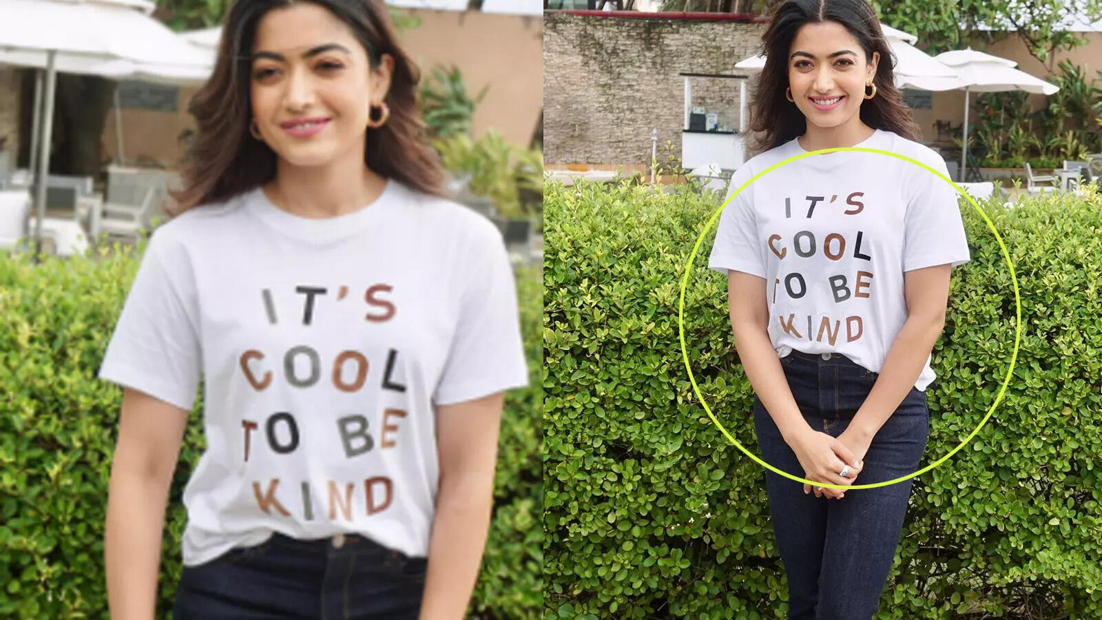 Rashmika Mandanna exudes charm in bootcut jeans, 'It's Cool To Be Kind ...