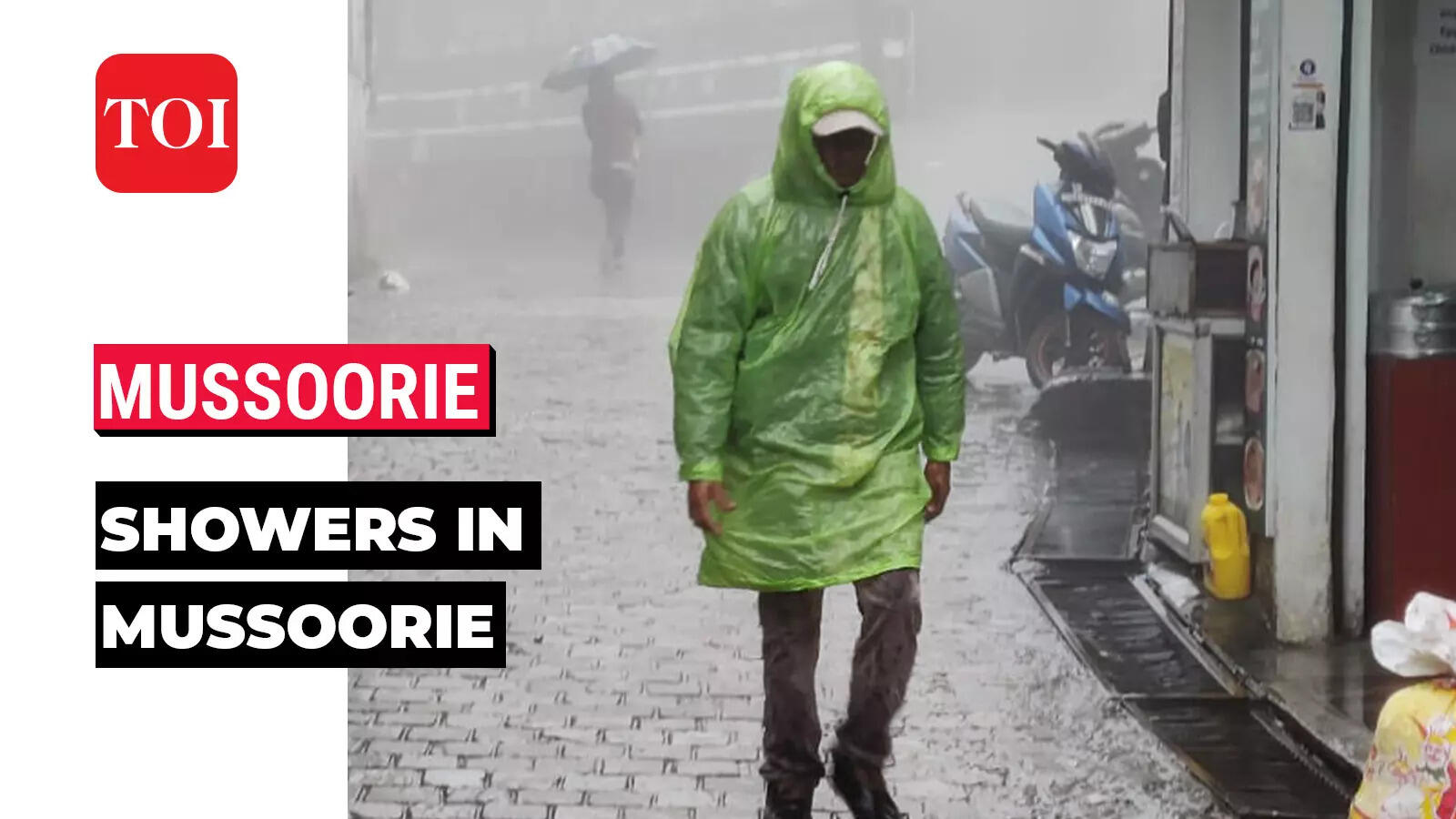 Uttarakhand: Heavy rain brings down temperature in Mussoorie