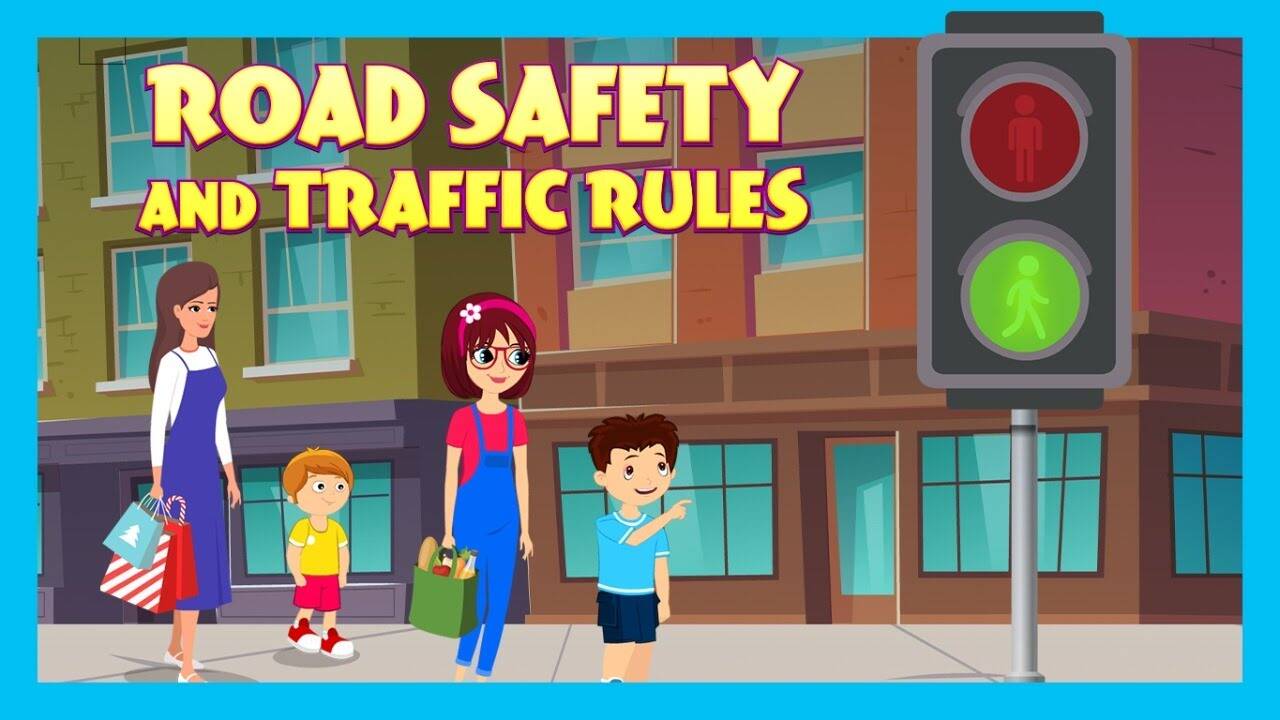 Watch Latest Kids English Nursery Story 'Road Safety And Traffic Rules ...