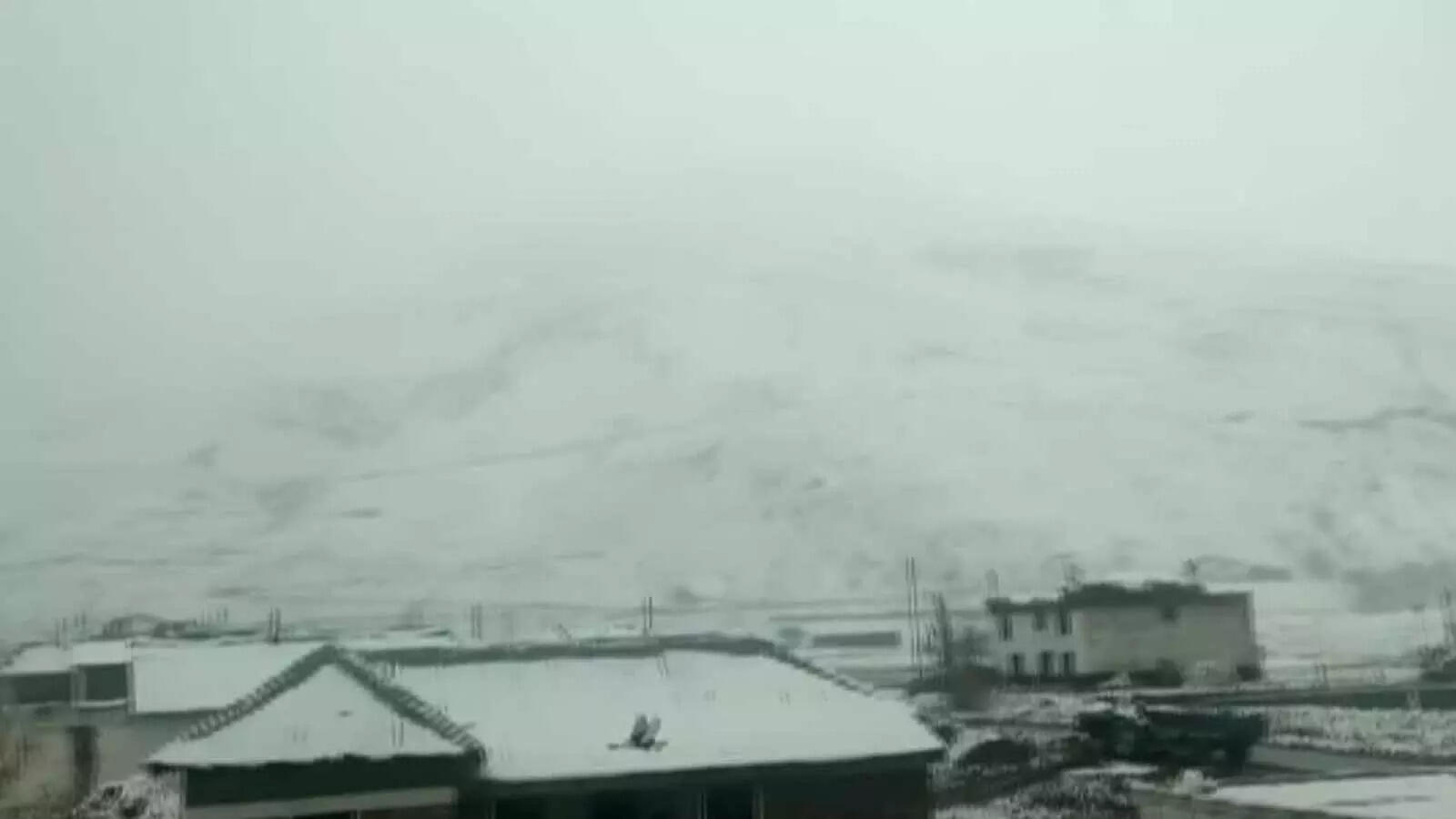 HP: Higher reaches of Lahaul-Spiti receive heavy snowfall