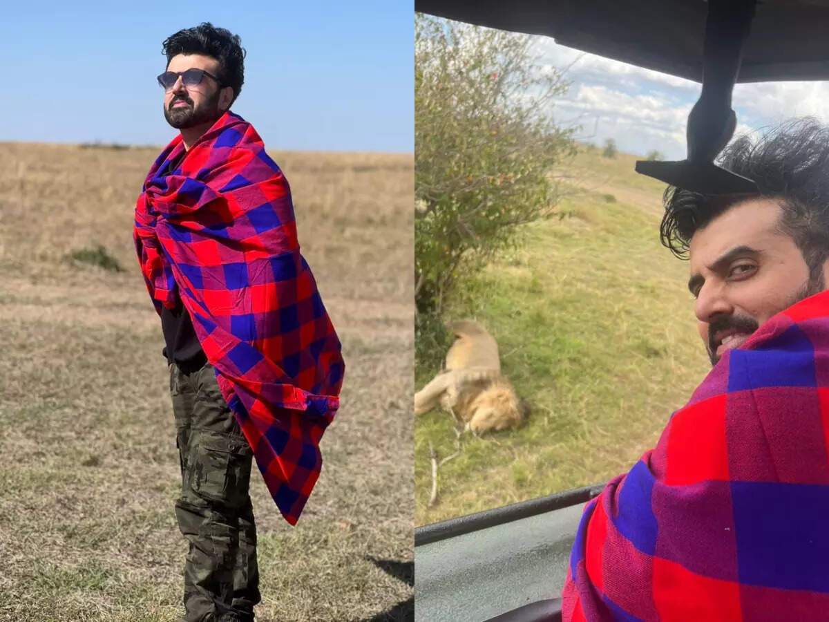 Spy Bahu fame Manas Shah holidays at Masai Mara wildlife reserve; says ...