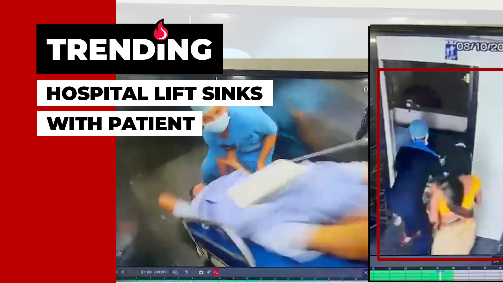 Scary: Hospital lift malfunctions, almost swallows patient on stretcher