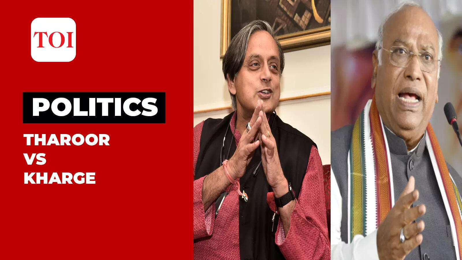 congress: Tharoor vs Kharge: Voting begins today for Congress president polls