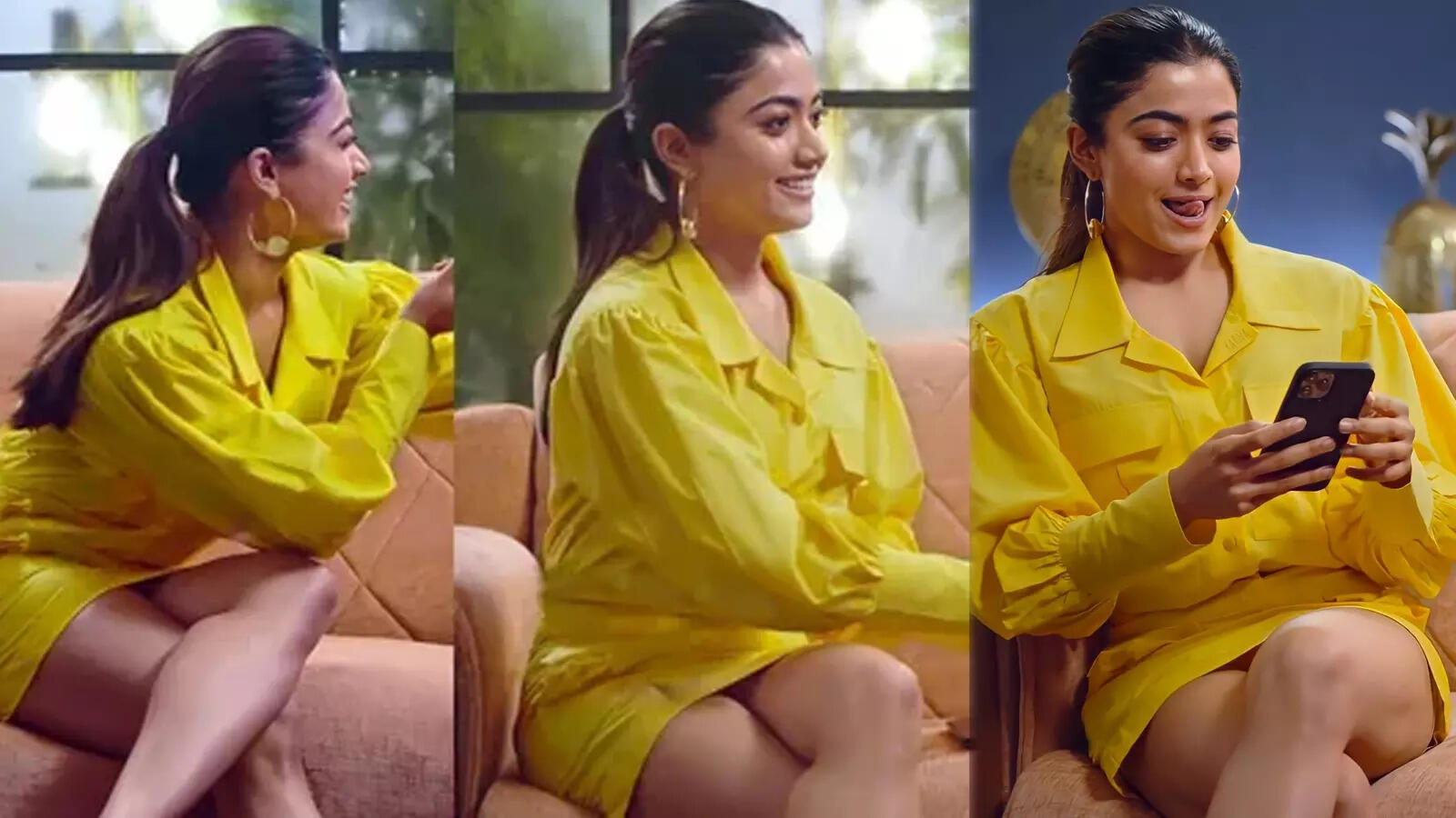 VIRAL ALERT! Rashmika Mandanna's old video of fixing her short dress to avoid oops moment resurfaces
