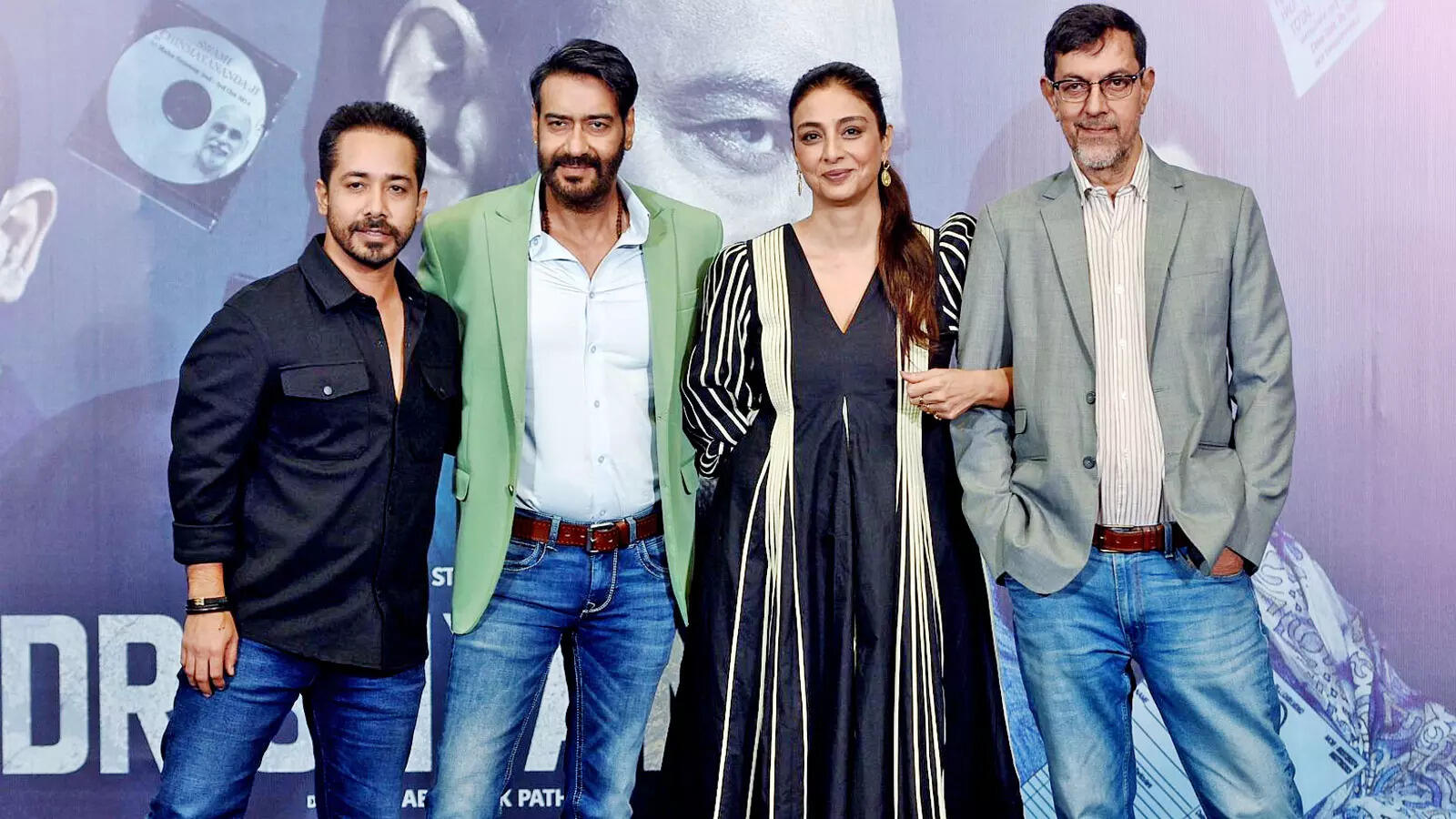 Ajay Devgn, Tabu & Shriya Saran attend Drishyam 2 trailer launch in Goa