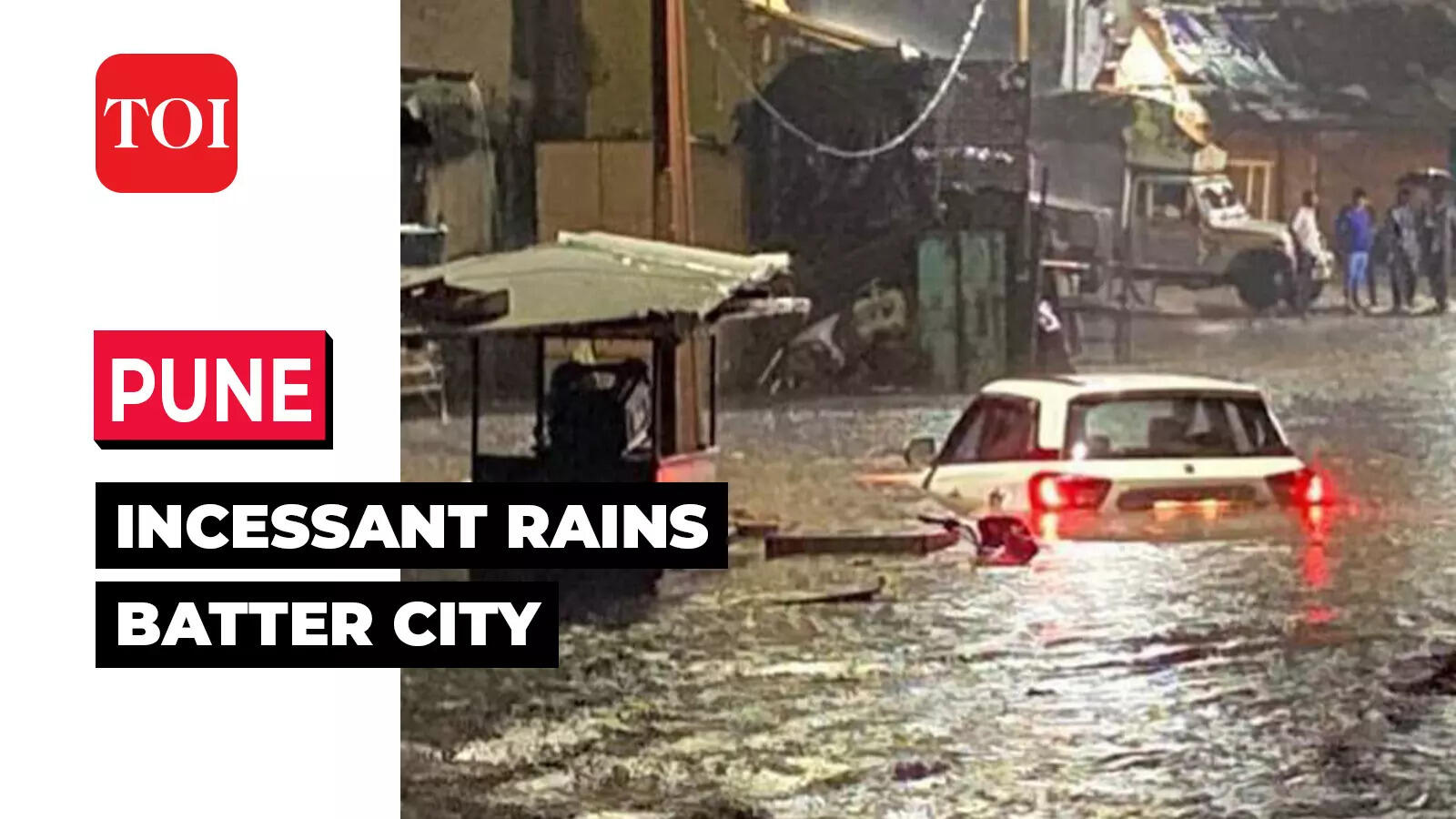 Heavy rainfall lashes Pune, severe waterlogging reported