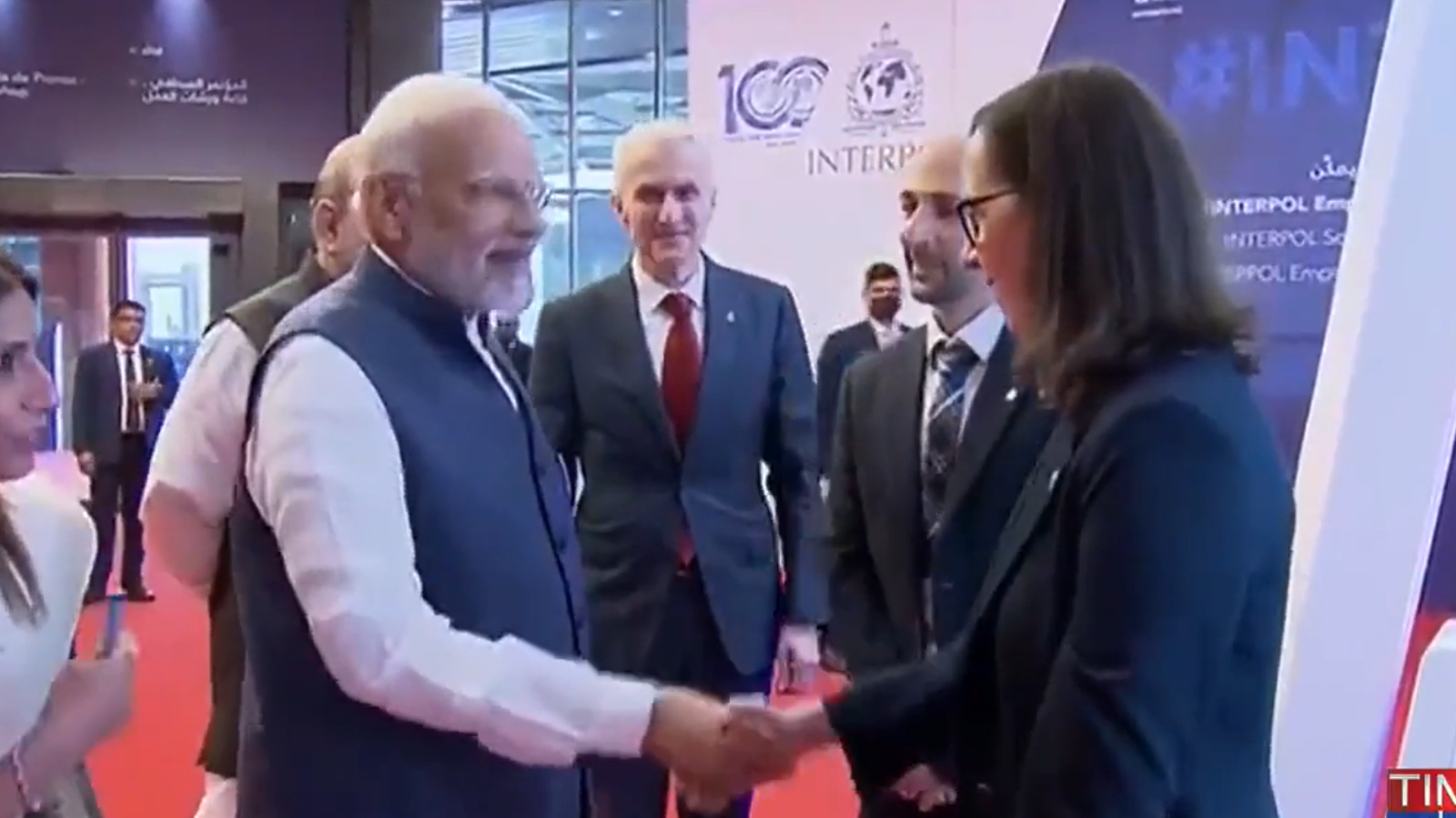 90th General Assembly of INTERPOL: PM Modi meets with top Interpol ... 90th General Assembly of INTERPOL: PM Modi meets with top Interpol ...