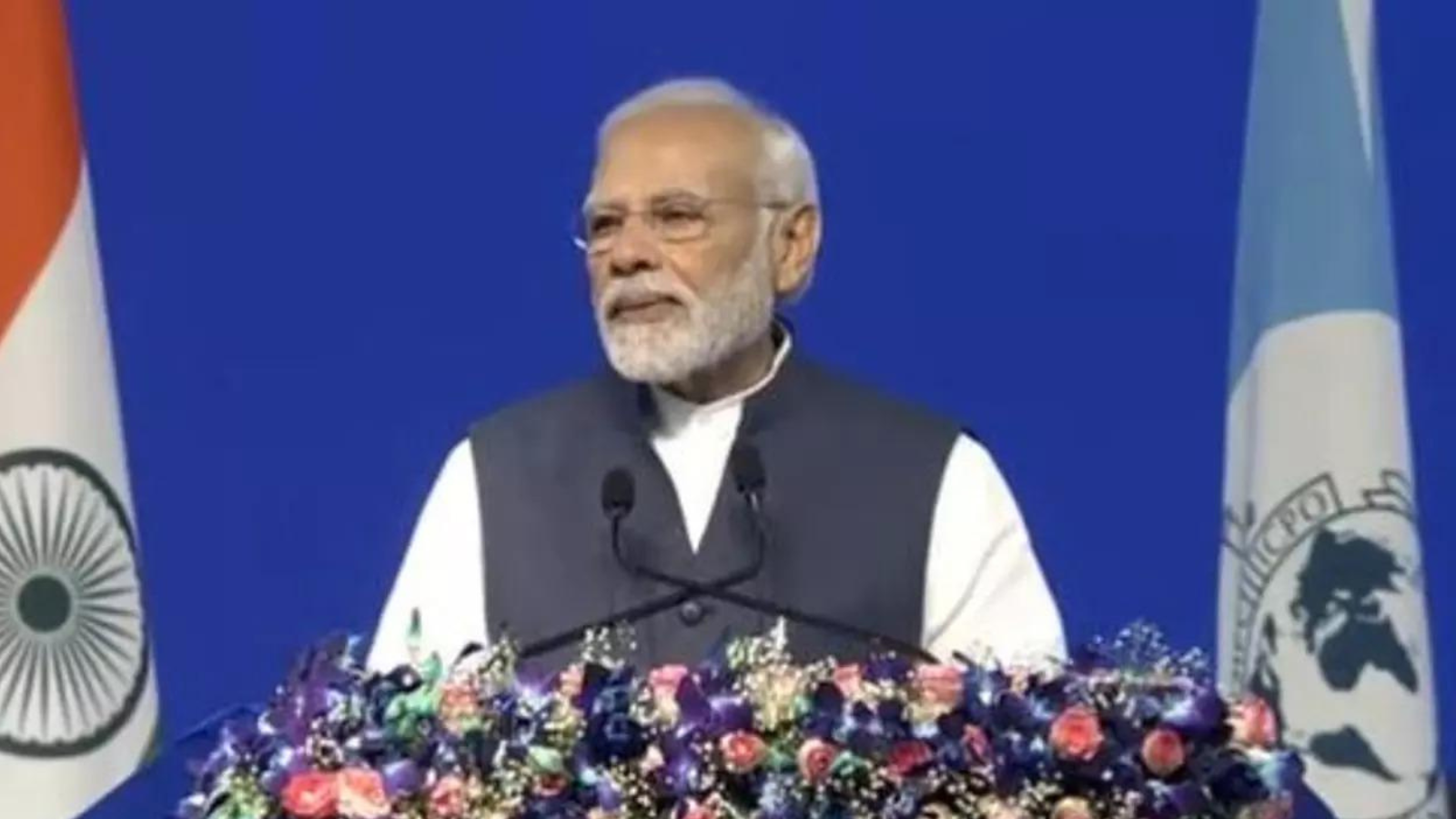 90th Interpol General Assembly: PM Modi releases commemorative postal ... 90th Interpol General Assembly: PM Modi releases commemorative postal ...