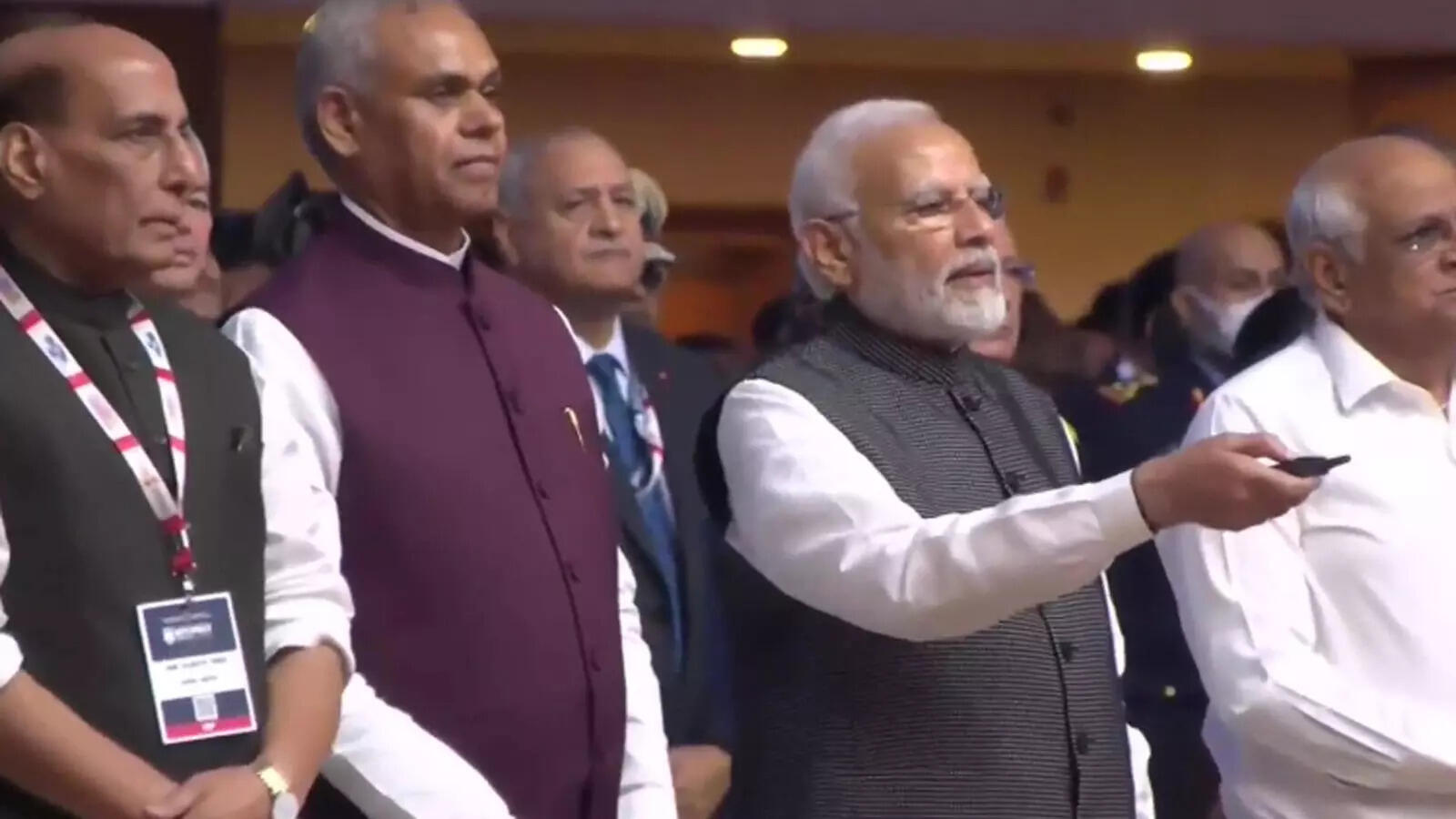 PM Modi inaugurates Defence Expo in Gujarat, lays foundation stone of ...
