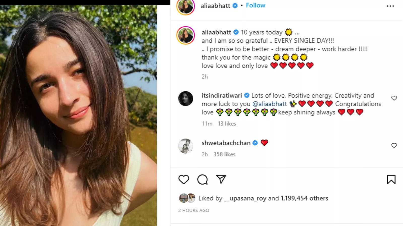 Mom-to-be Alia Bhatt shares a decade old picture 'promising to be ...