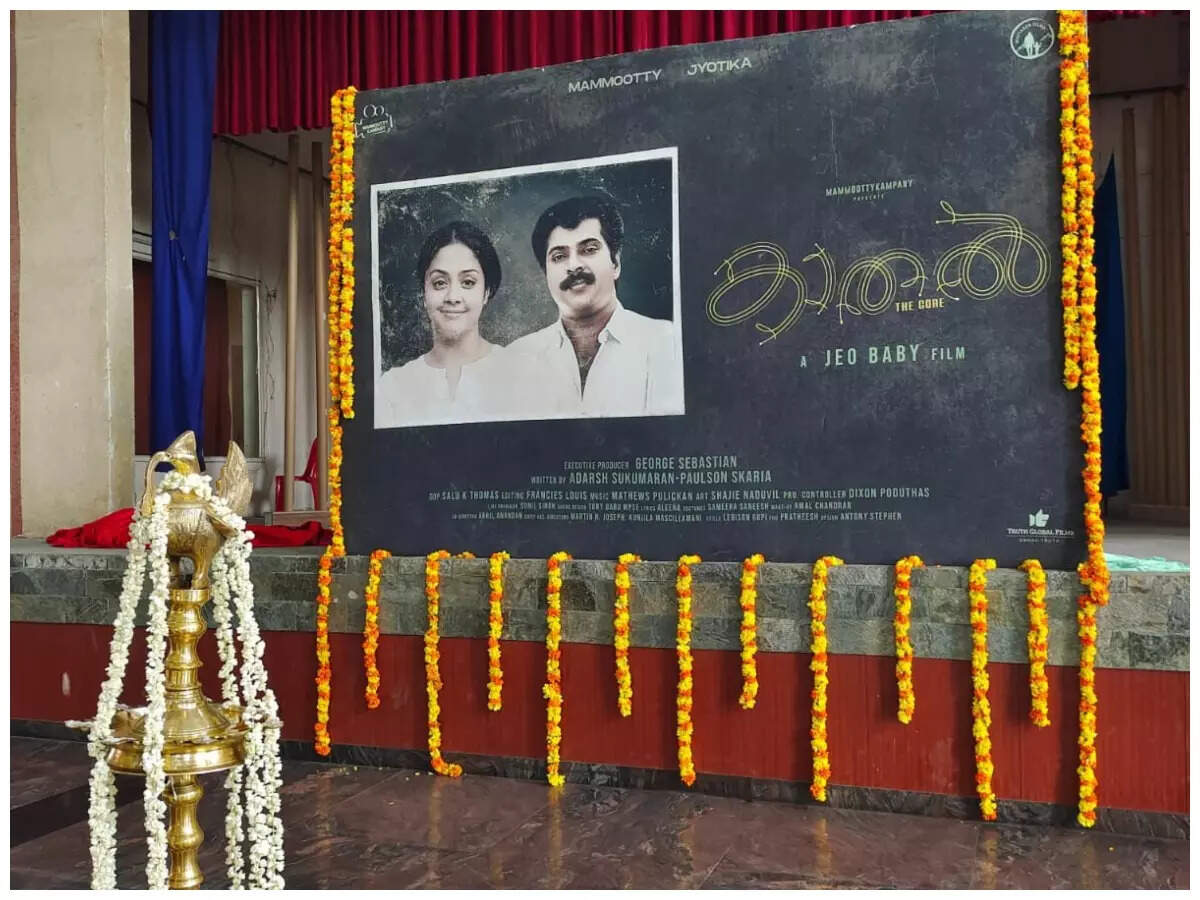 Mammootty - Jeo Baby’s ‘Kaathal - The Core’ begins with a pooja ...