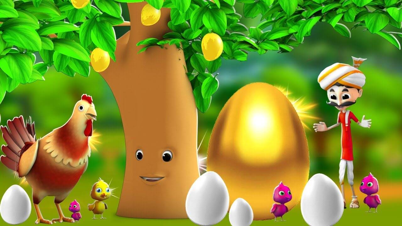 Watch Latest Children Hindi Story 'Magical Tree Hen Eggs' For Kids ...